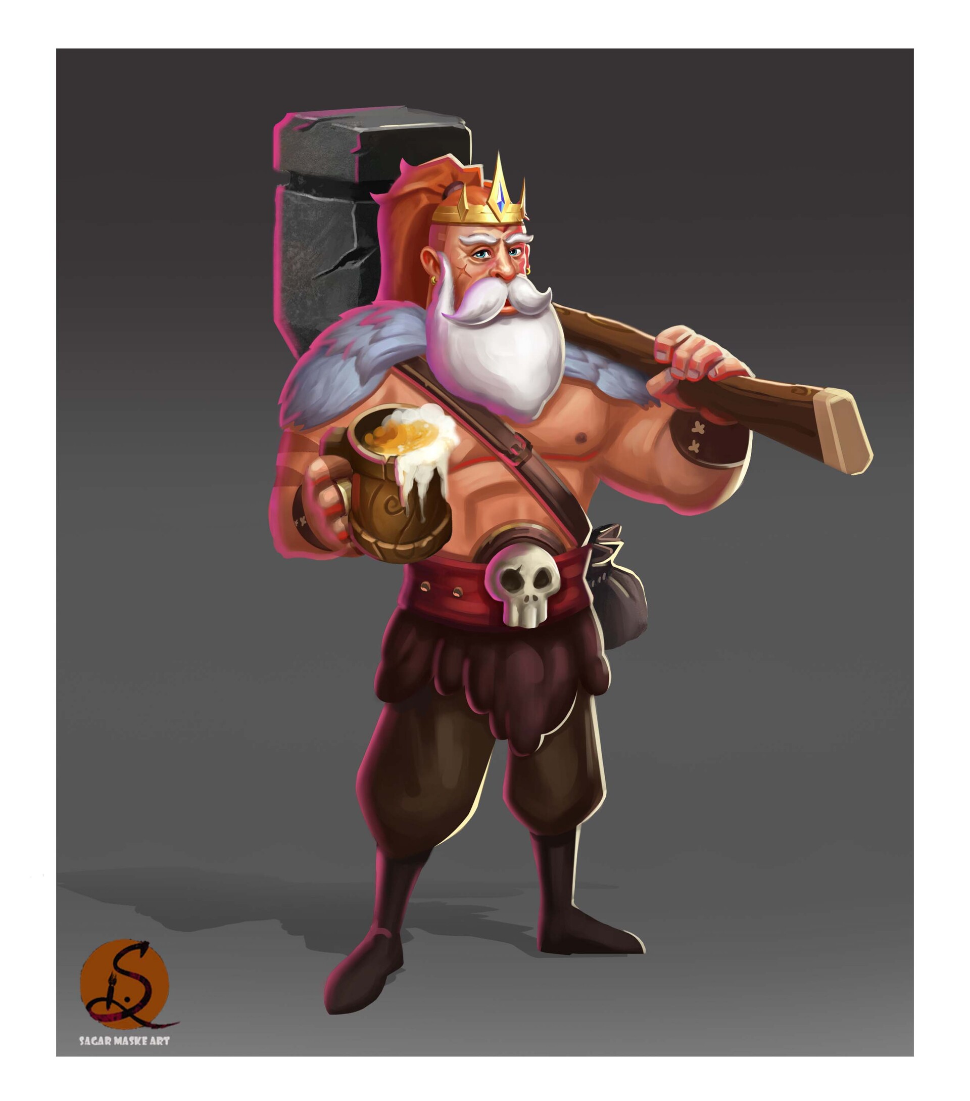 ArtStation - barbarian king