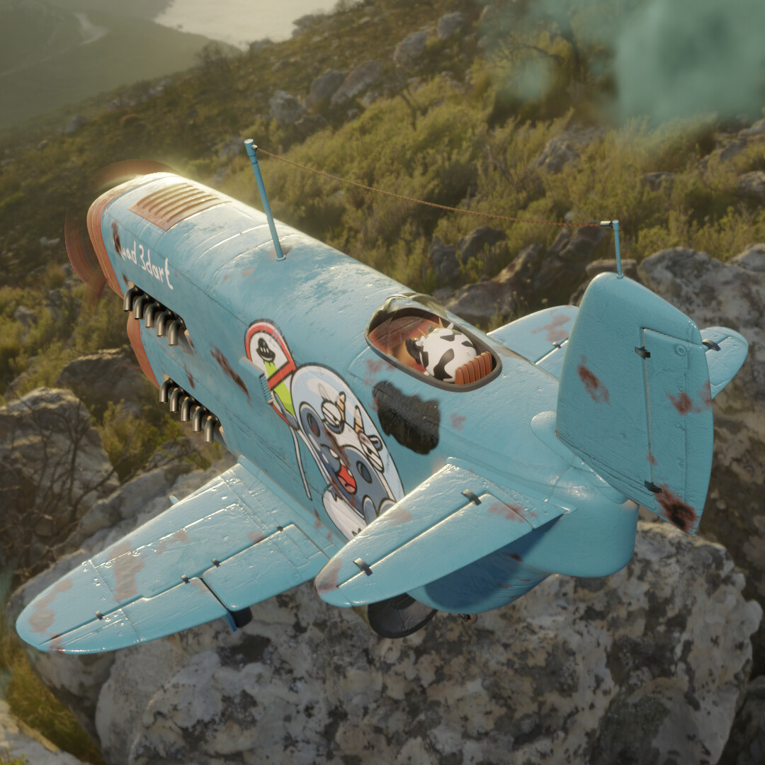ArtStation - Cow-jet render