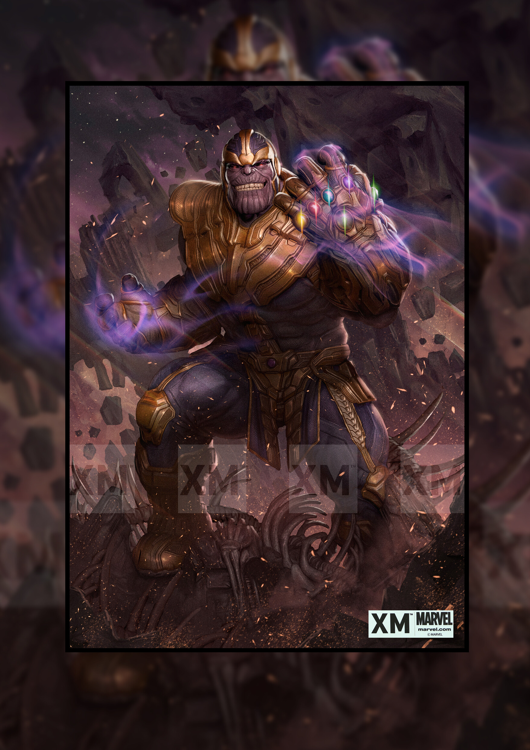 Carlos Dattoli - Thanos and Lady Death