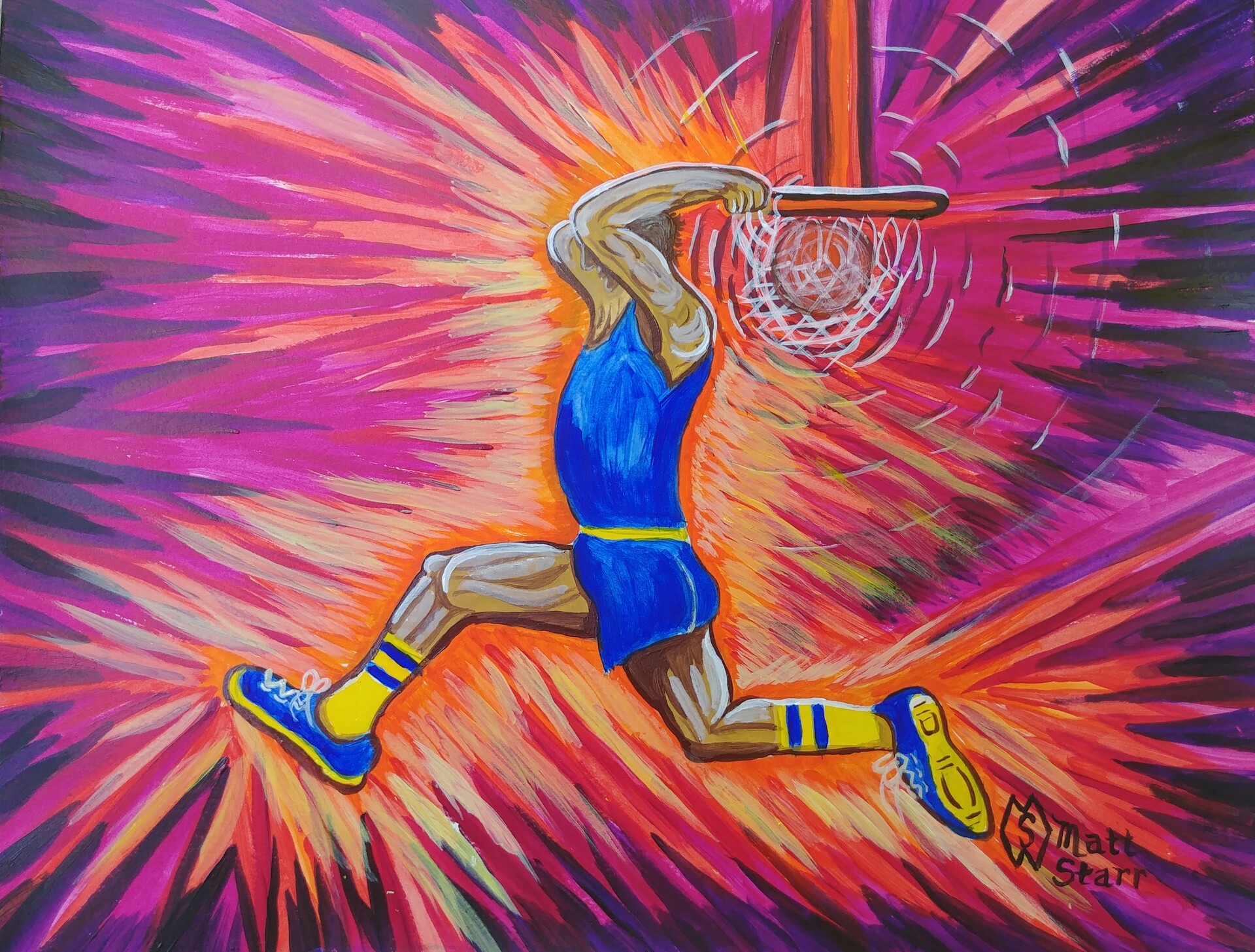 ArtStation - Powerful Slam Dunk