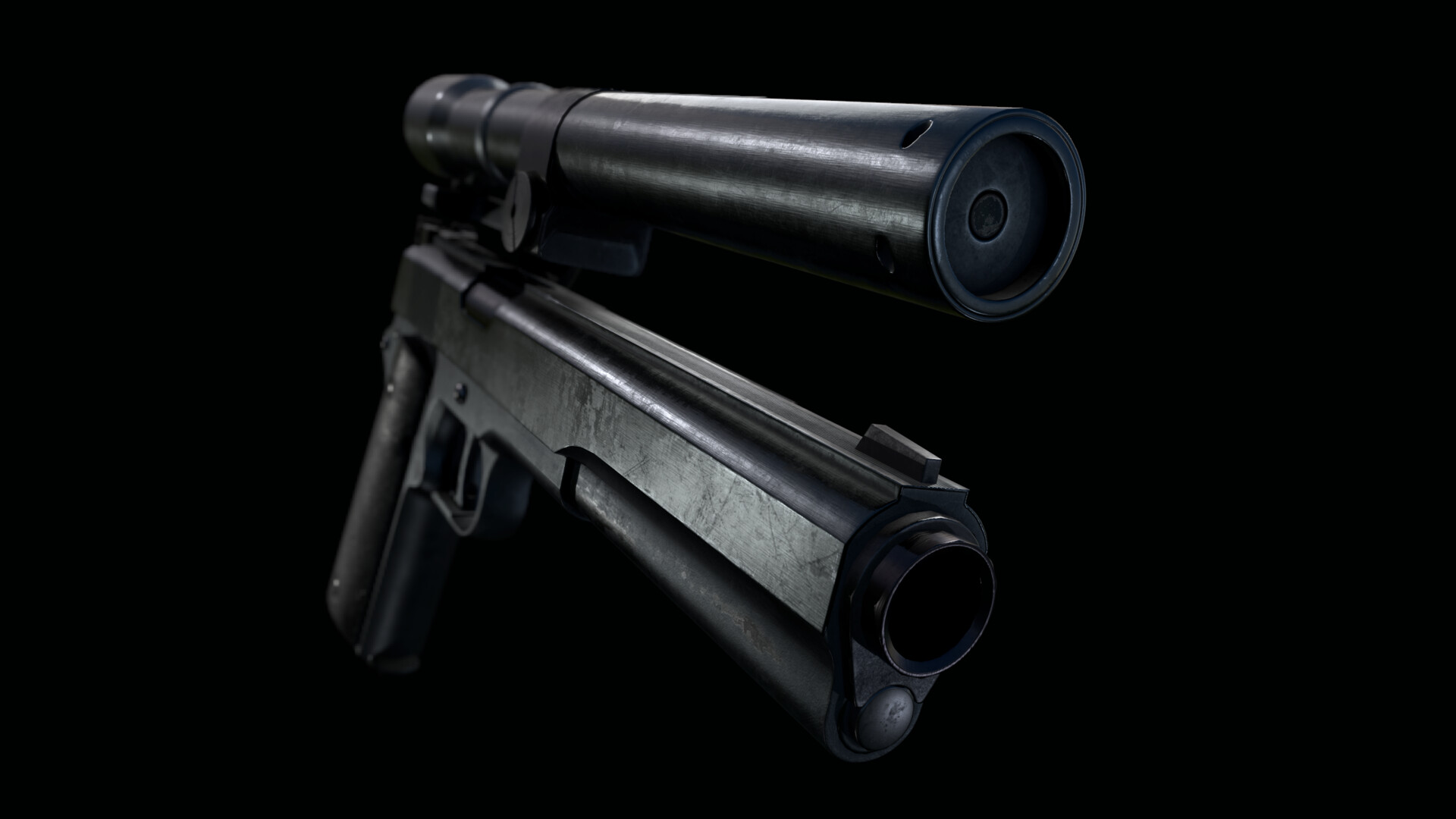 Aleksander Koćwin - AMT Hardballer .45 Longslide laser sight (Terminator 1)