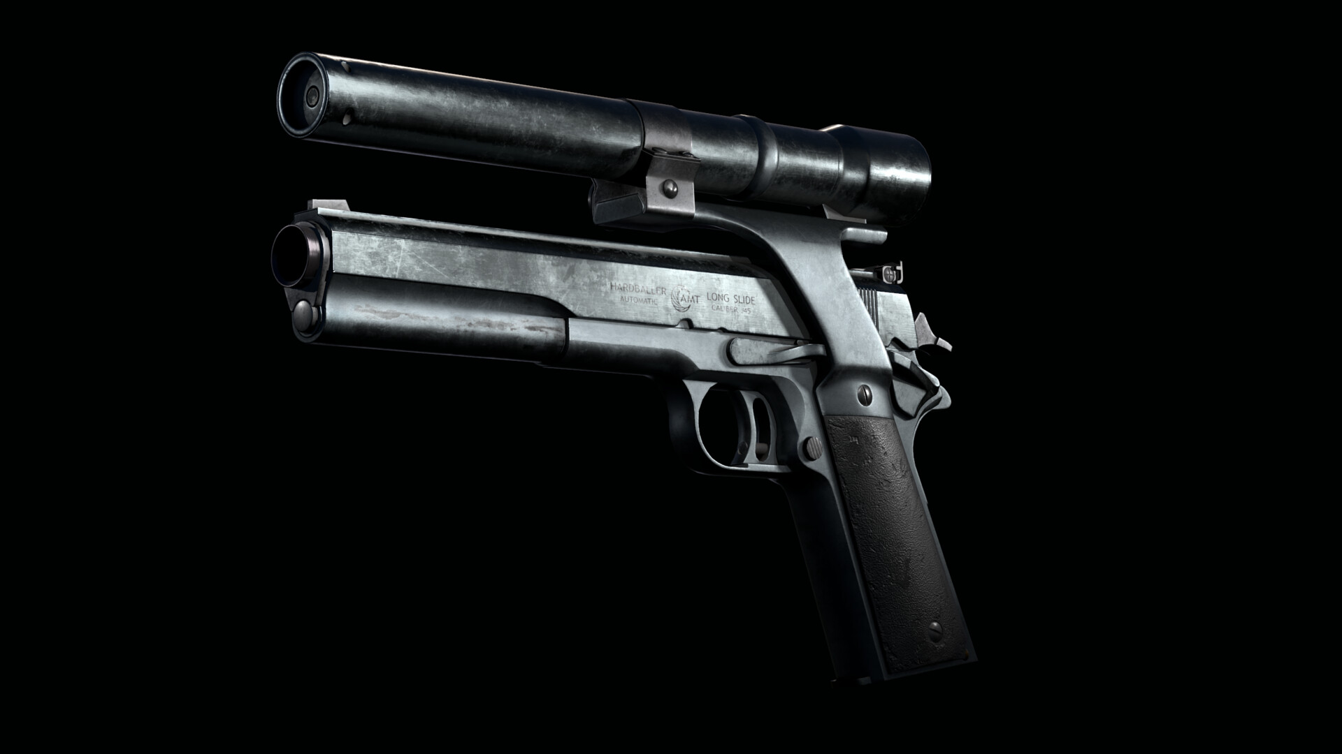 Aleksander Koćwin - AMT Hardballer .45 Longslide laser sight (Terminator 1)