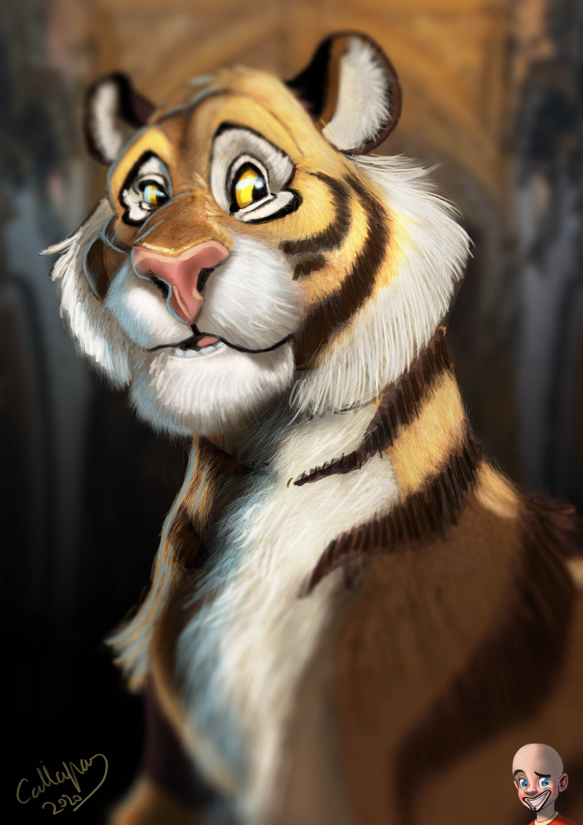 ArtStation - Rajah from "Aladdin"