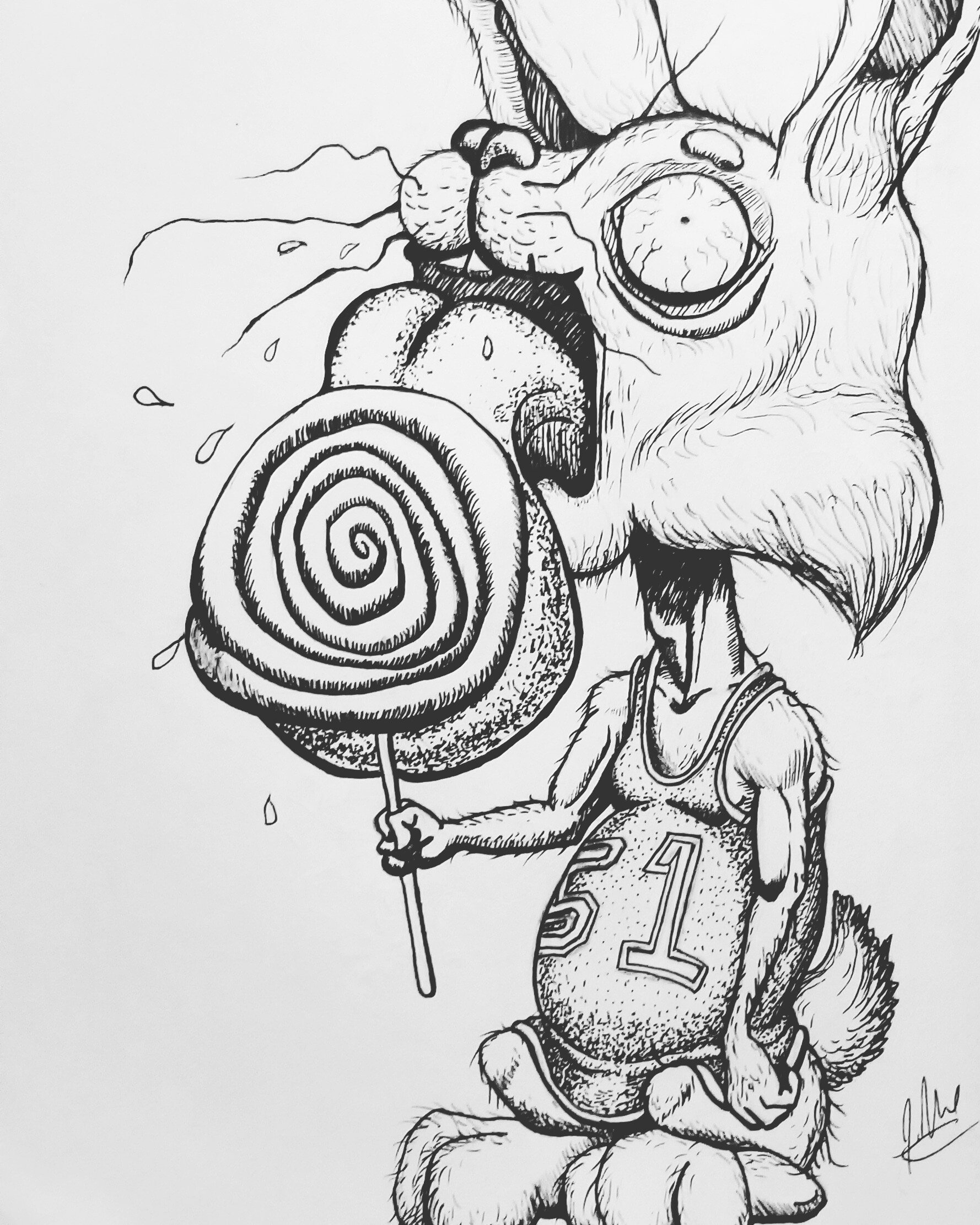 cartoon anus drawing