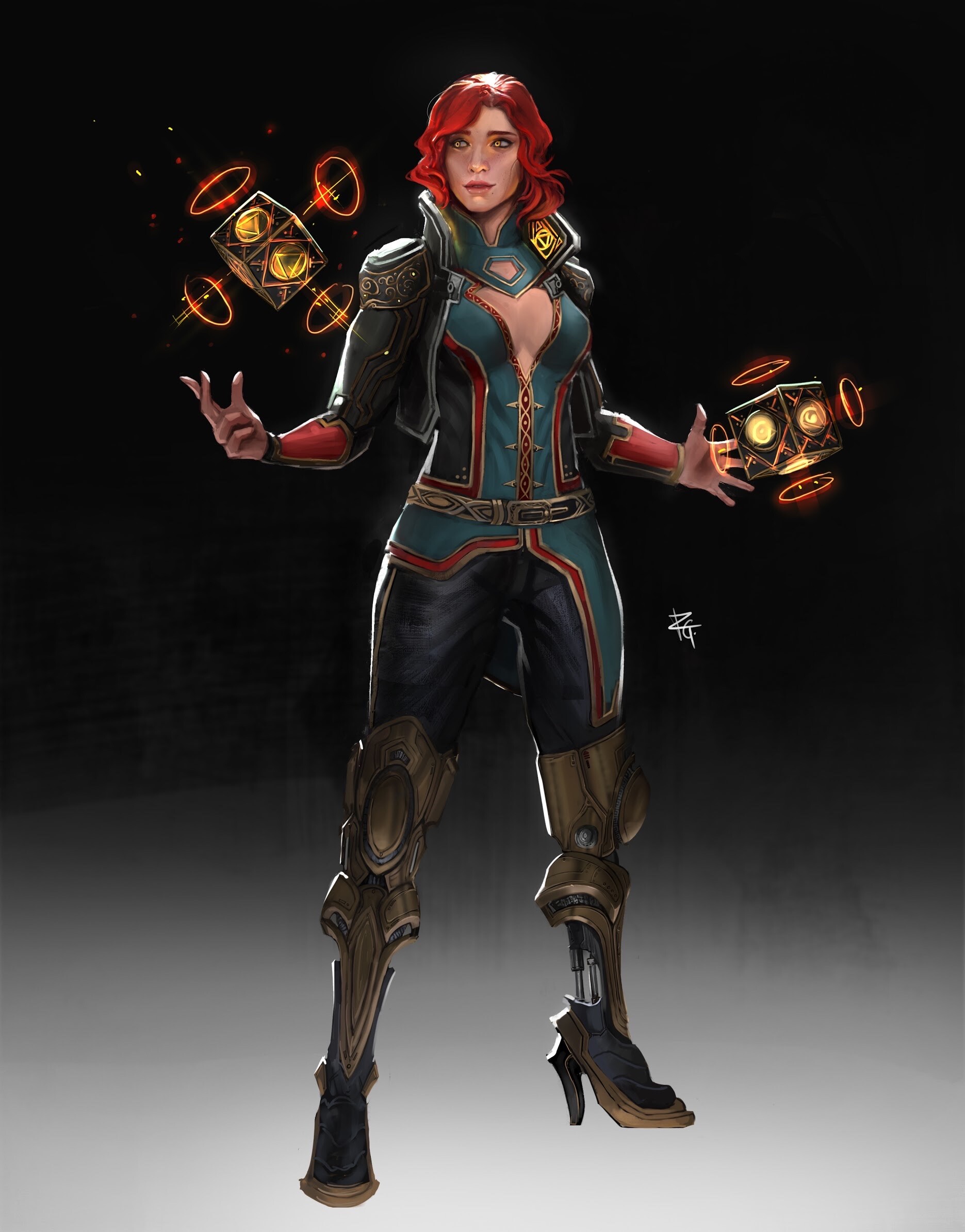 ArtStation - Cyberpunk Triss Fan art