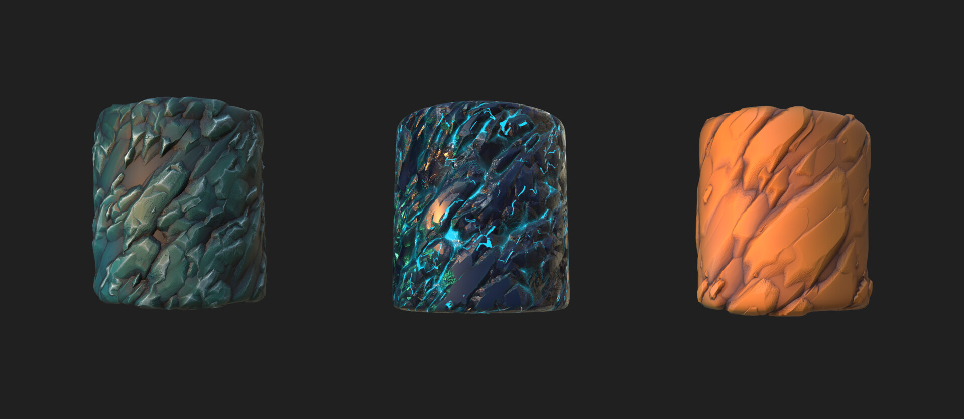 ArtStation - Stylized textures practice