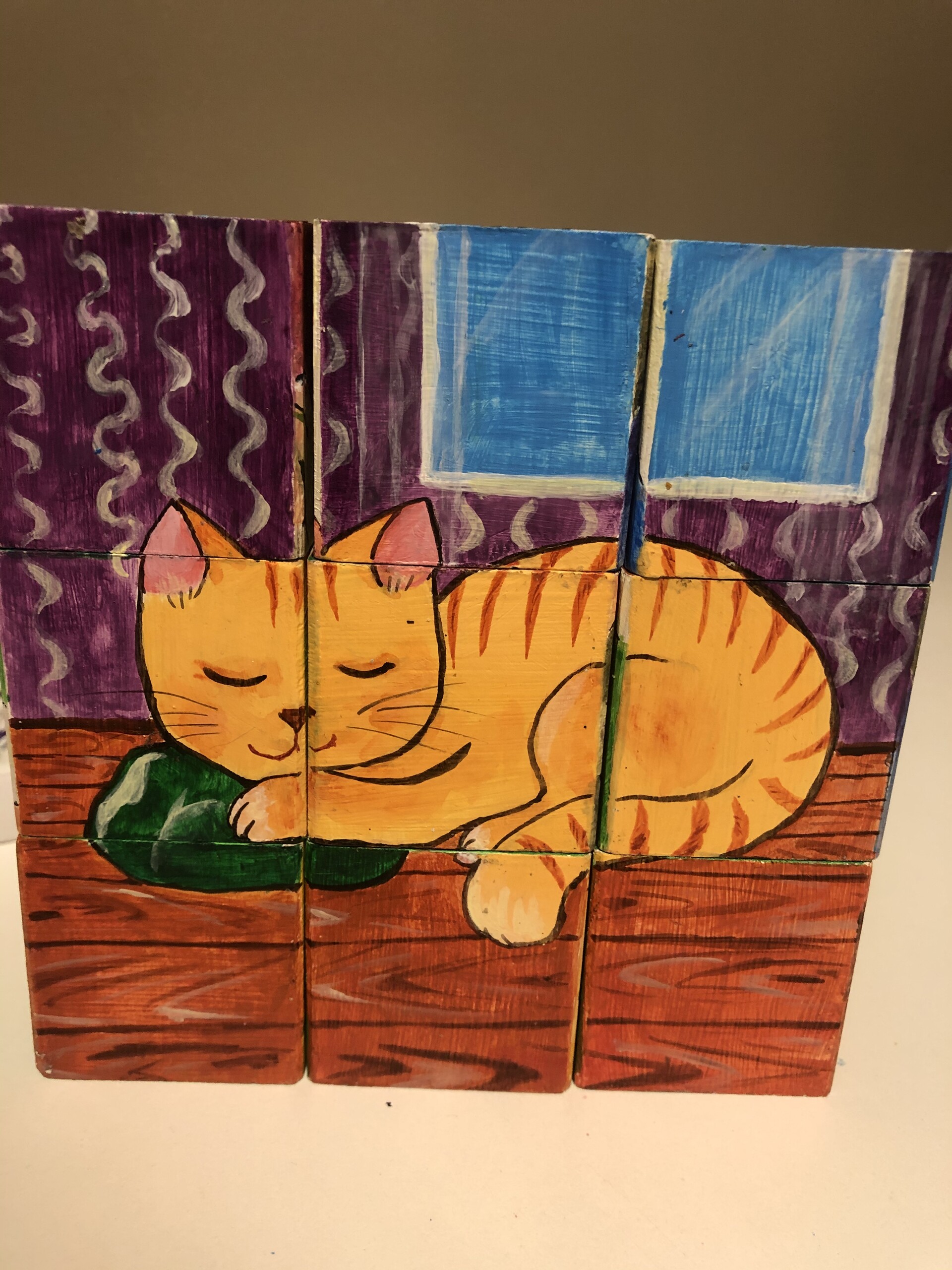 ArtStation - Wooden blocks with animals