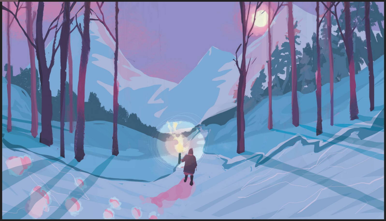 ArtStation - Winter Stroll