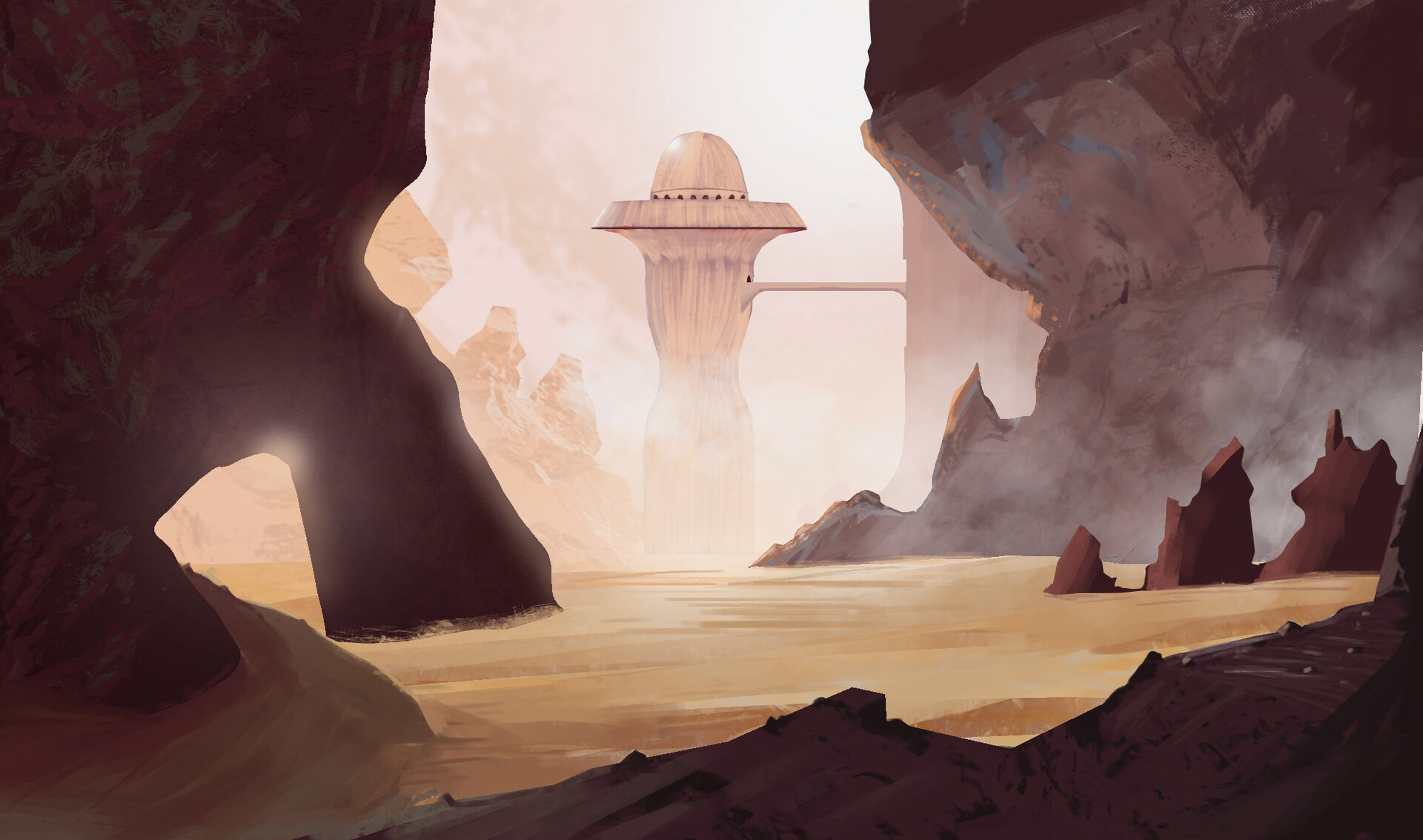 ArtStation - Desert Tower Concept