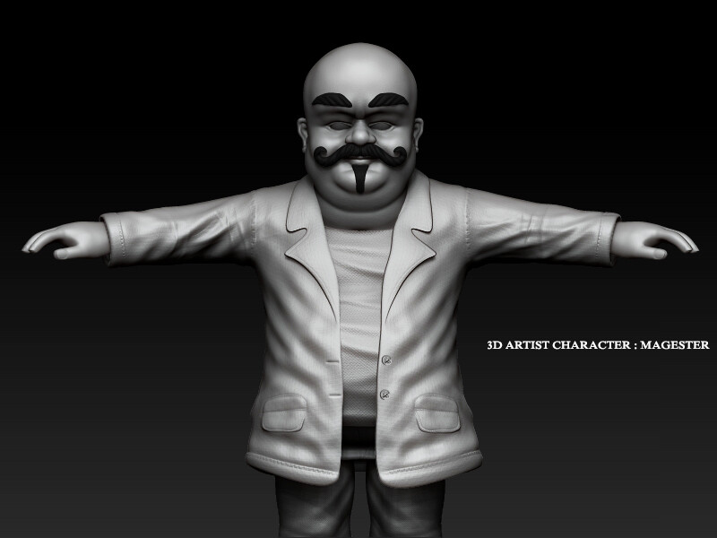 ArtStation - stylized character short man