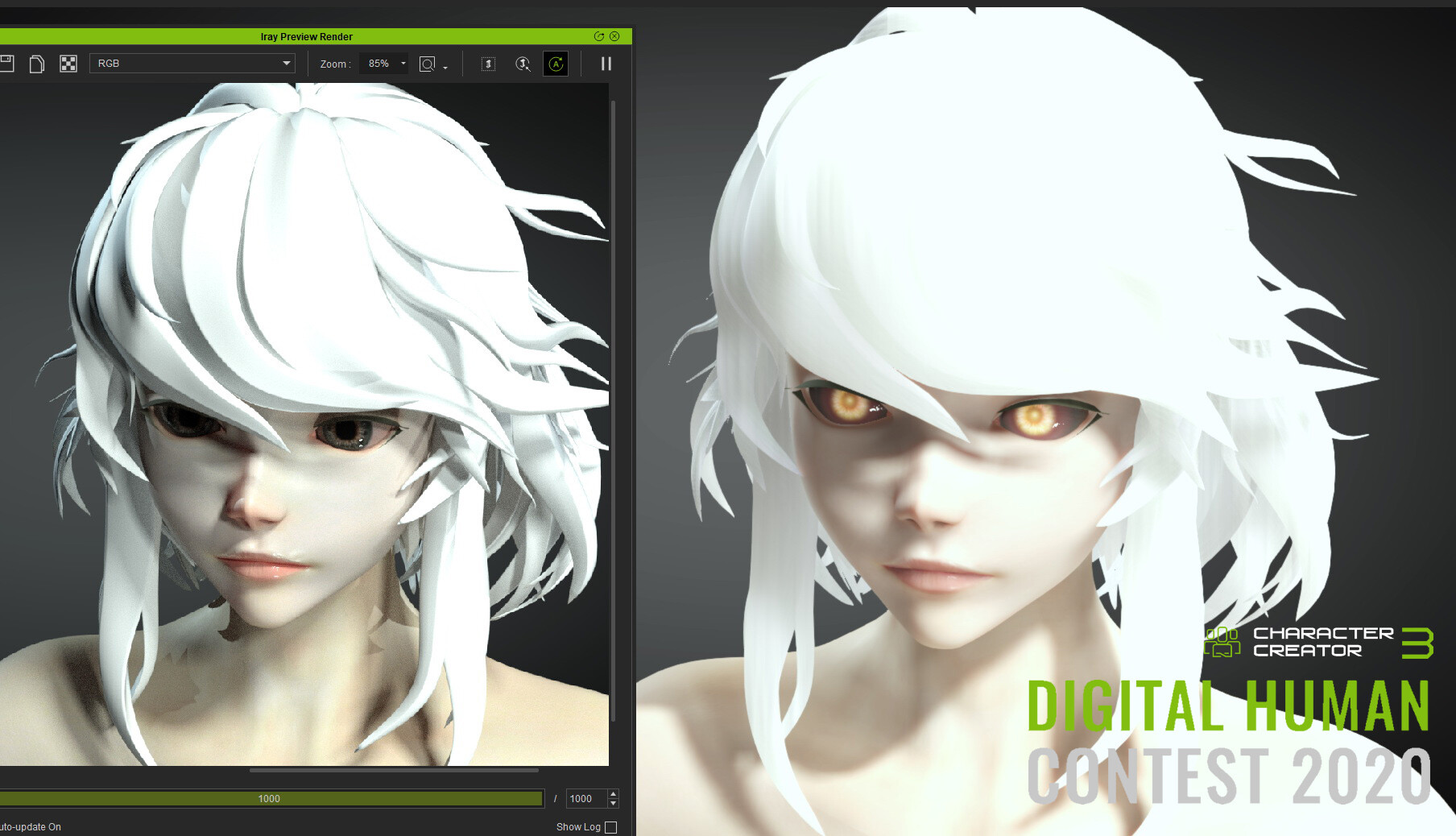 ArtStation - CC Digital Human Contest 2020 - Stylized+Animated Original ...