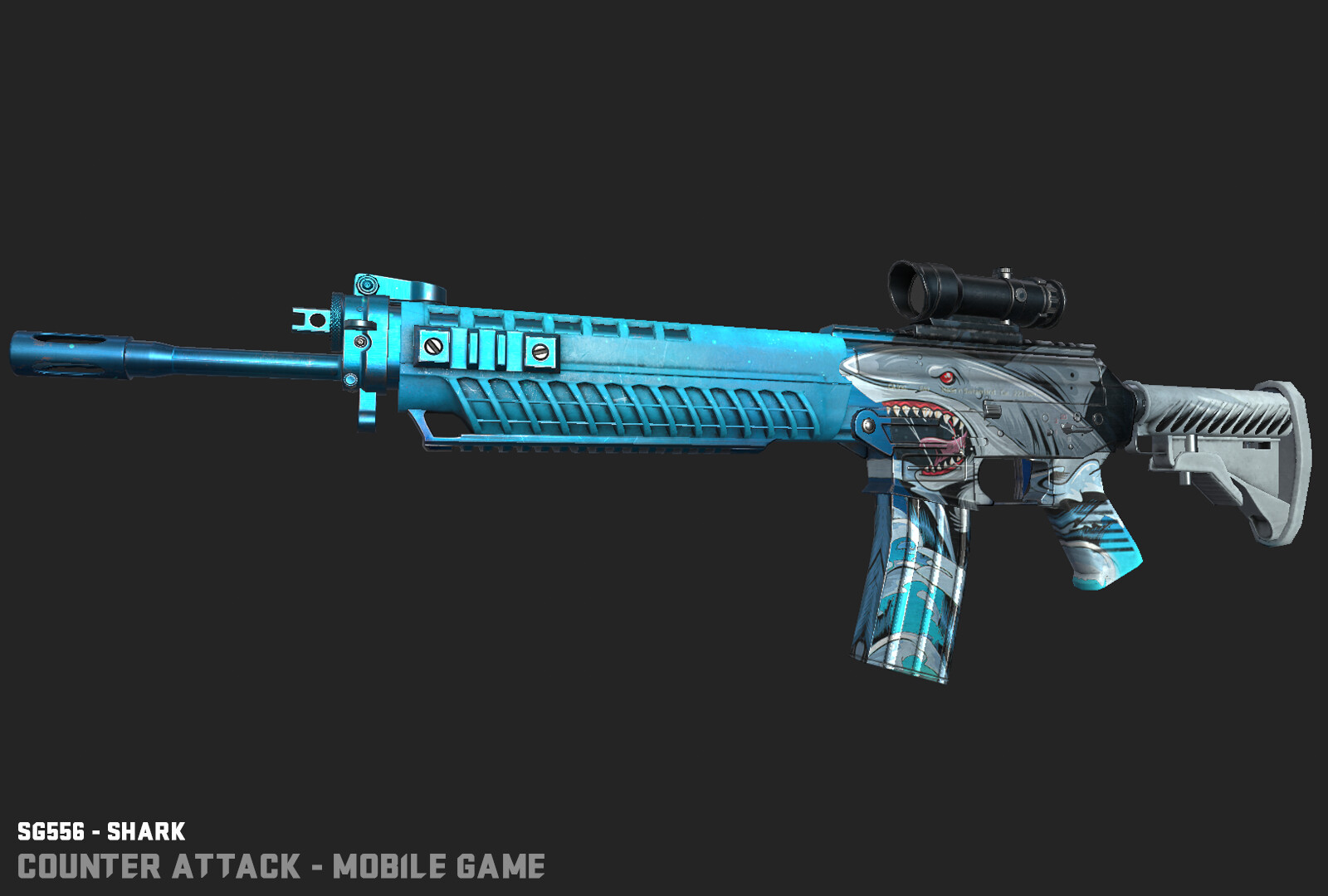 Ivan Yosifov - SG556 Shark Skin - Mobile FPS Weapon