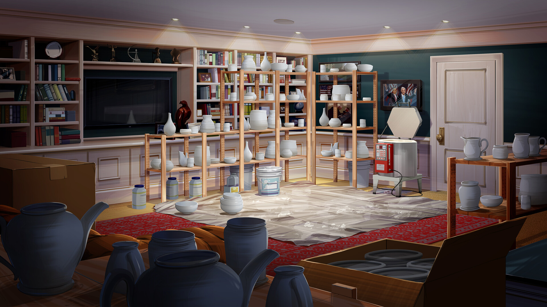 ArtStation - Biden Basement