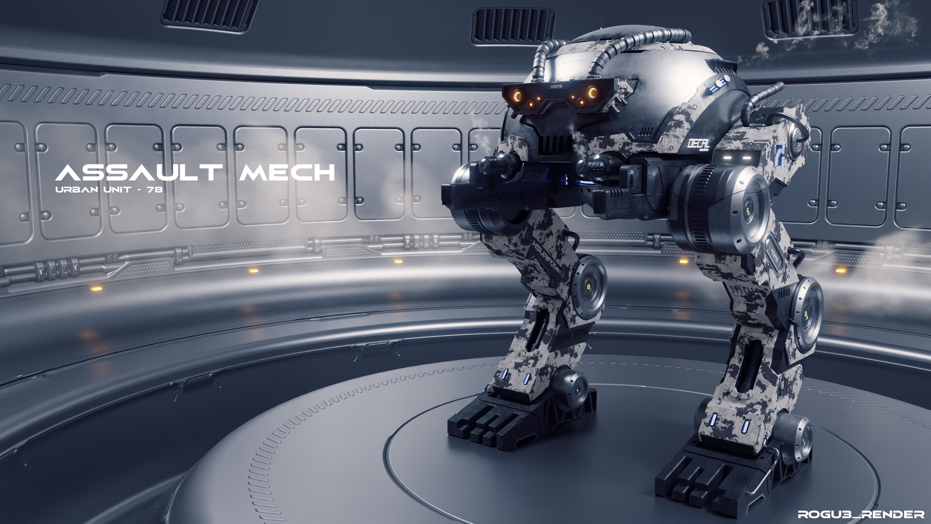 Rogu3_Render - Sci Fi Mech - 04