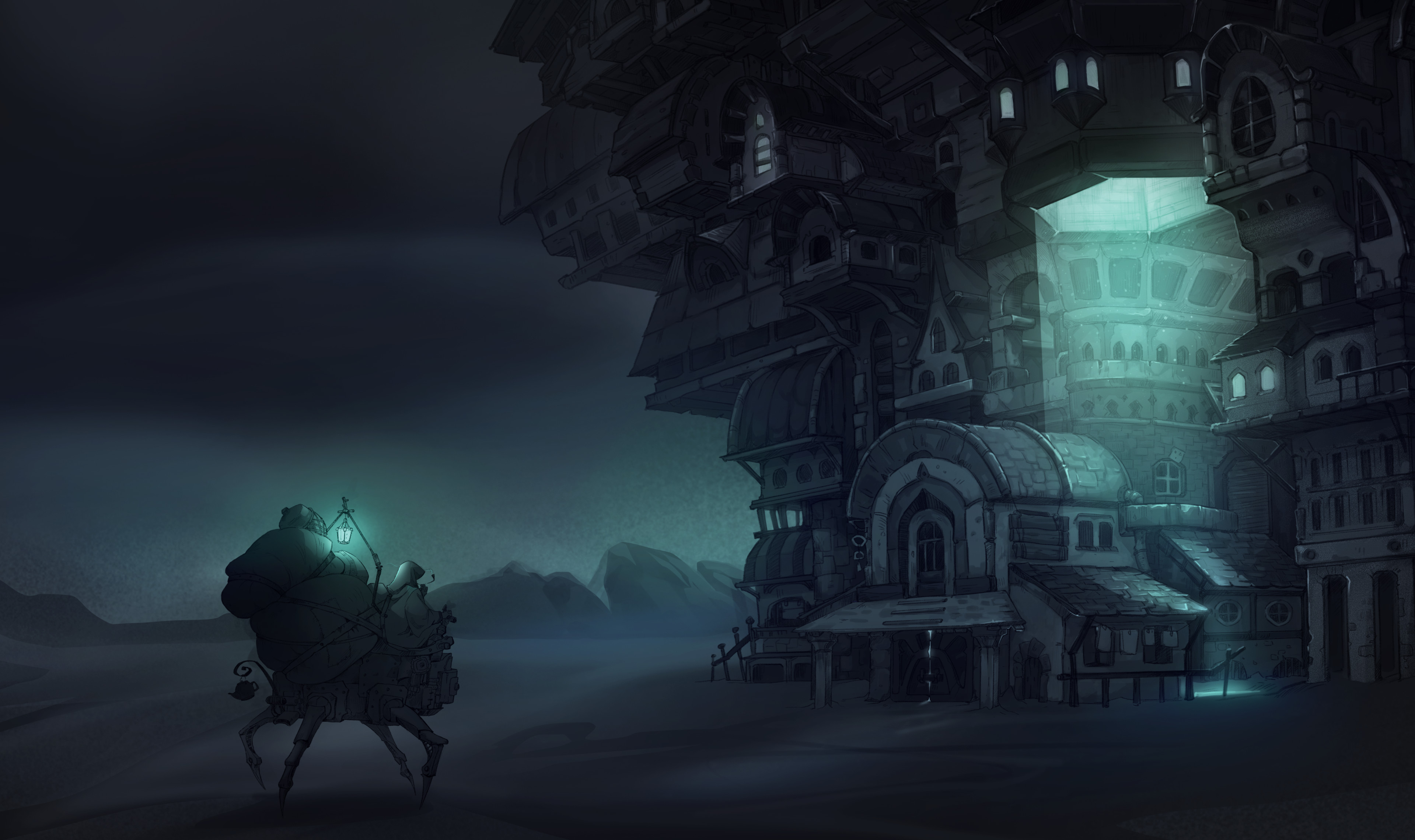 Drow City by goatlord51 : ImaginaryArchitecture