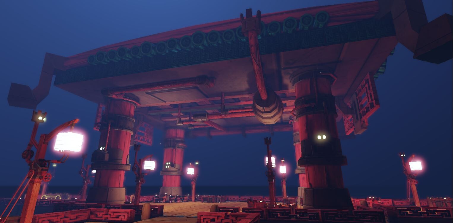 Alex Villalba - Industrial Fantasy Ship Dock
