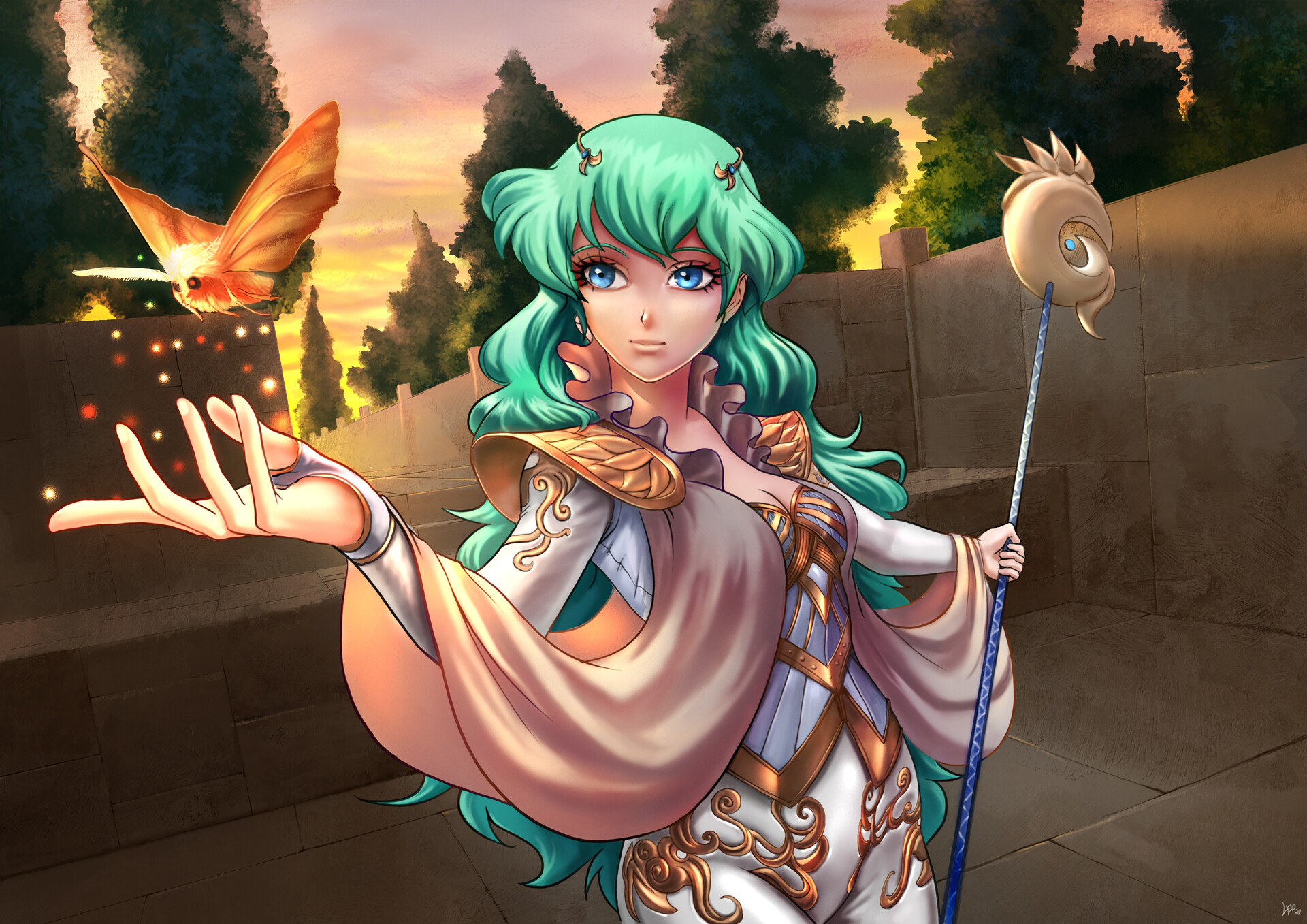 ArtStation - Good sorcerer of the moth