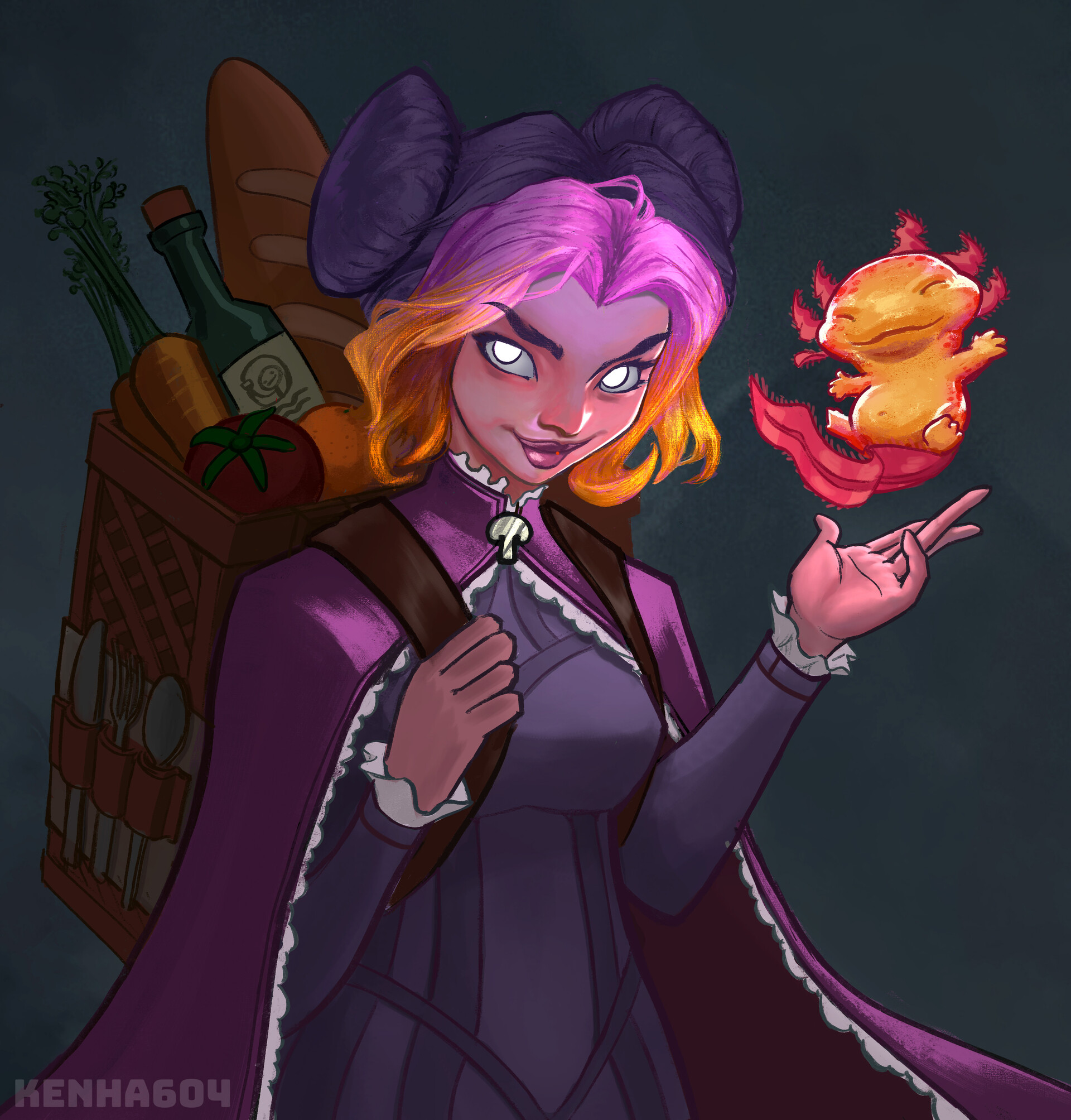 ArtStation - Meni the Warlock