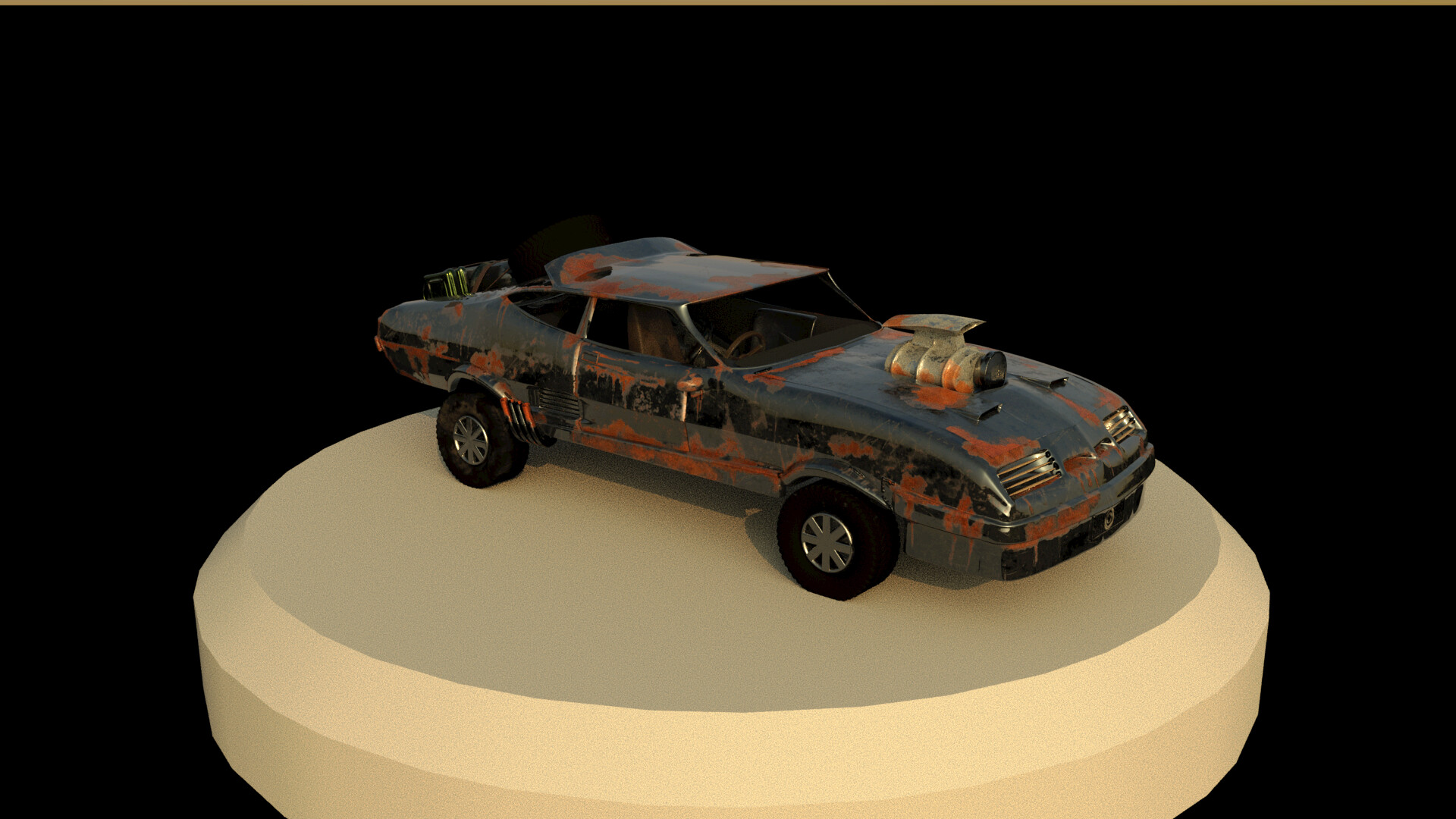 ArtStation - Hard-Surface Model: Mad Max's Interceptor