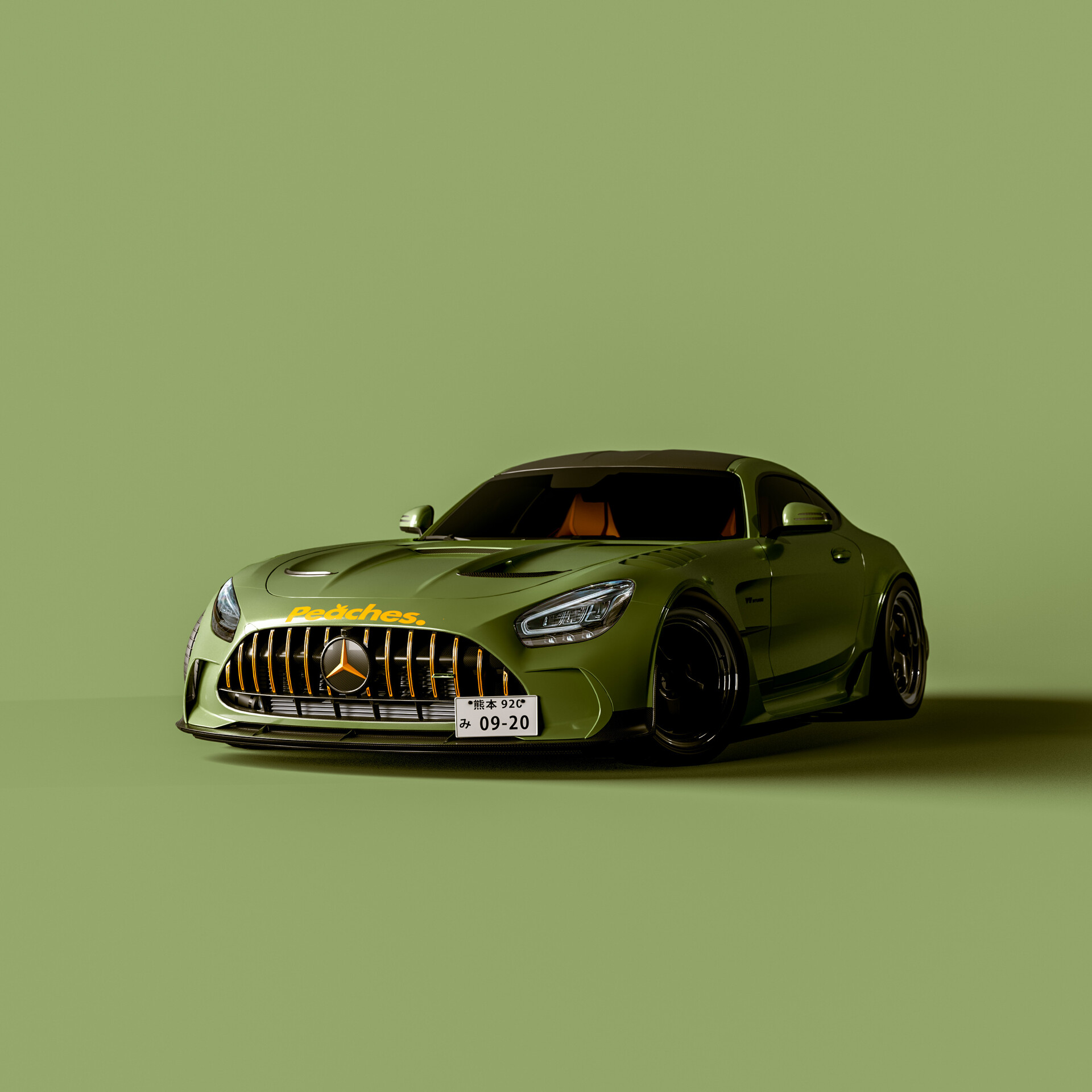 ArtStation - Peaches. One Universe AMG GT BLACK SERIES
