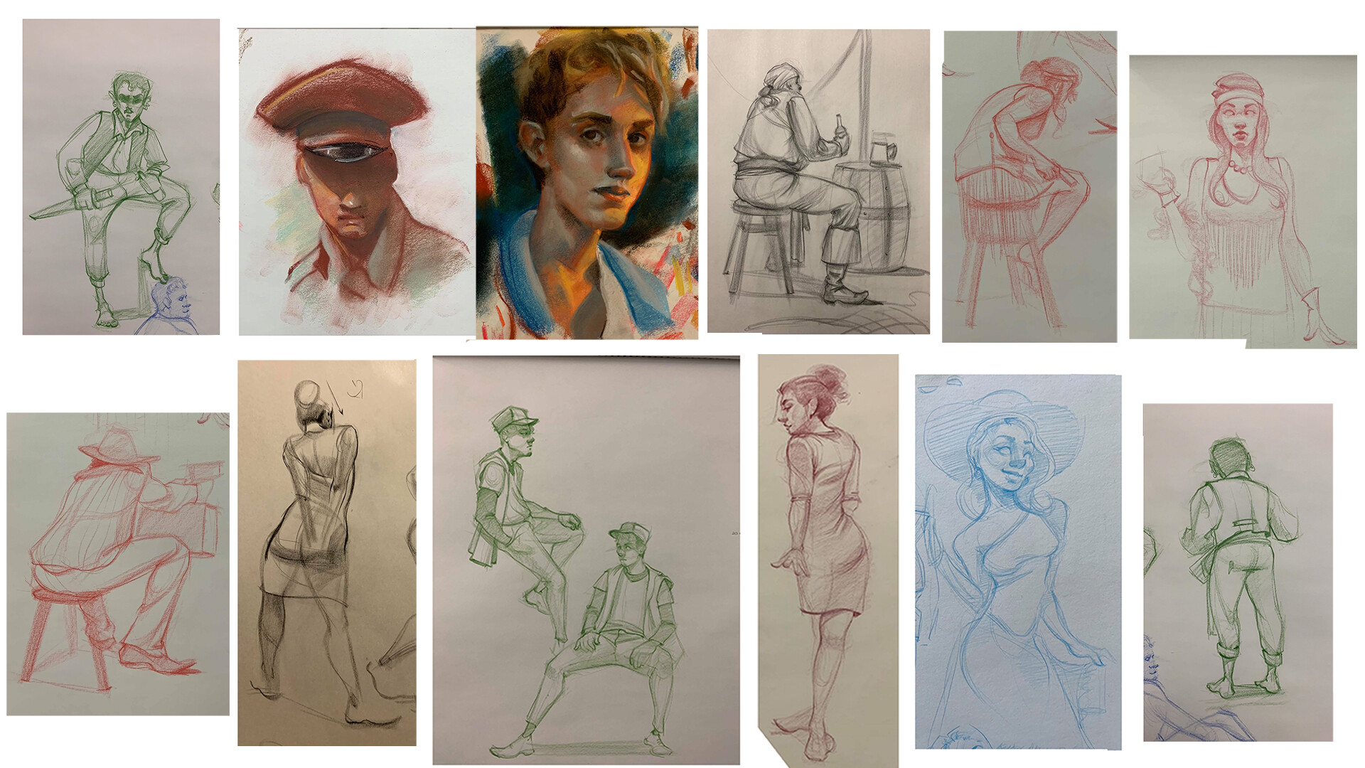 Nar Genc - Traditional Drawings and Quick Figure Sketches