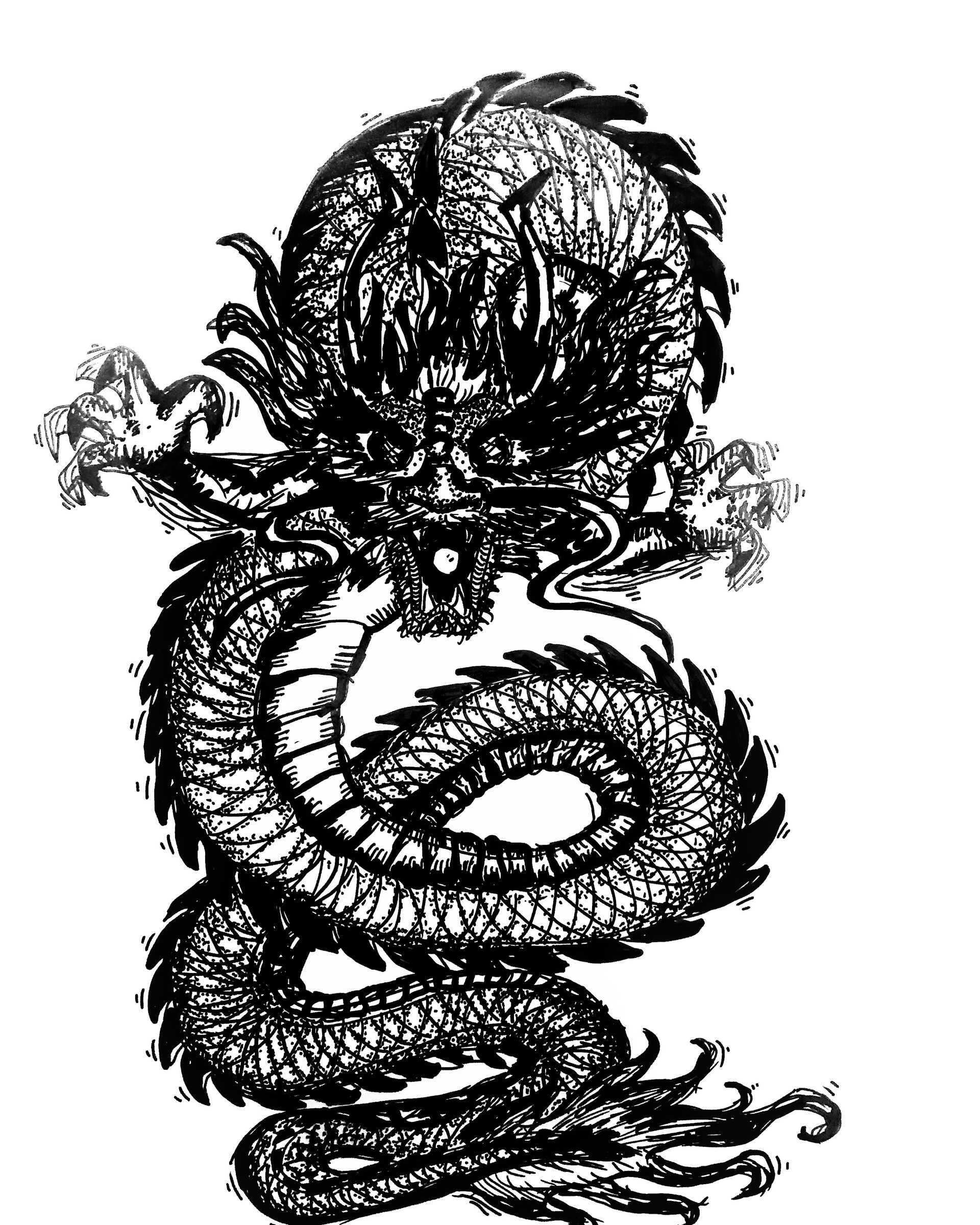 ArtStation - Black dragon