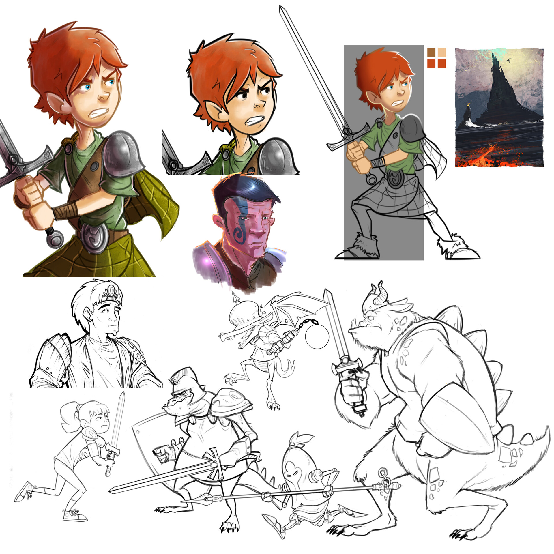 ArtStation - A Medieval Adventure