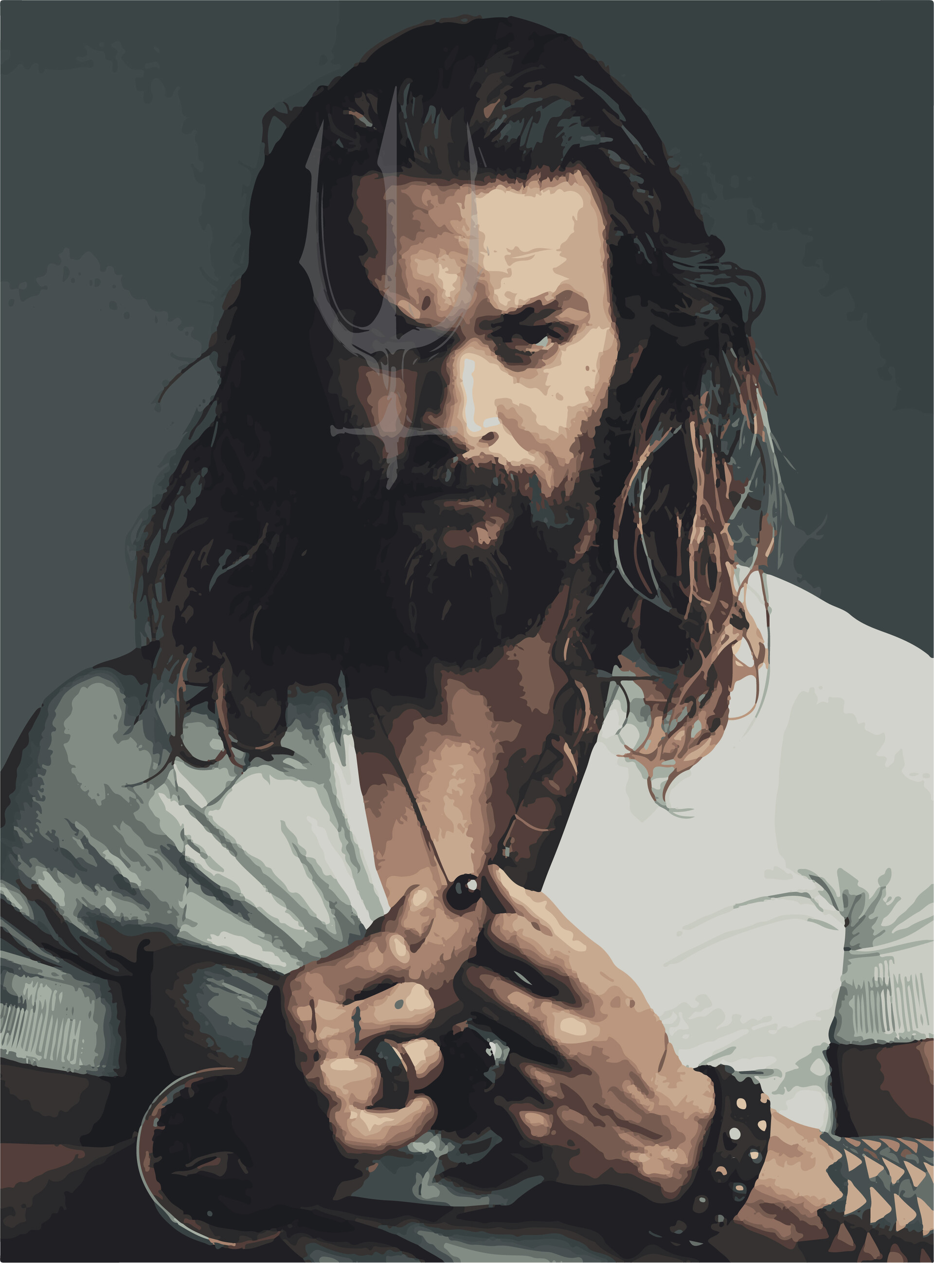 ArtStation - Illustrated Jason Momoa
