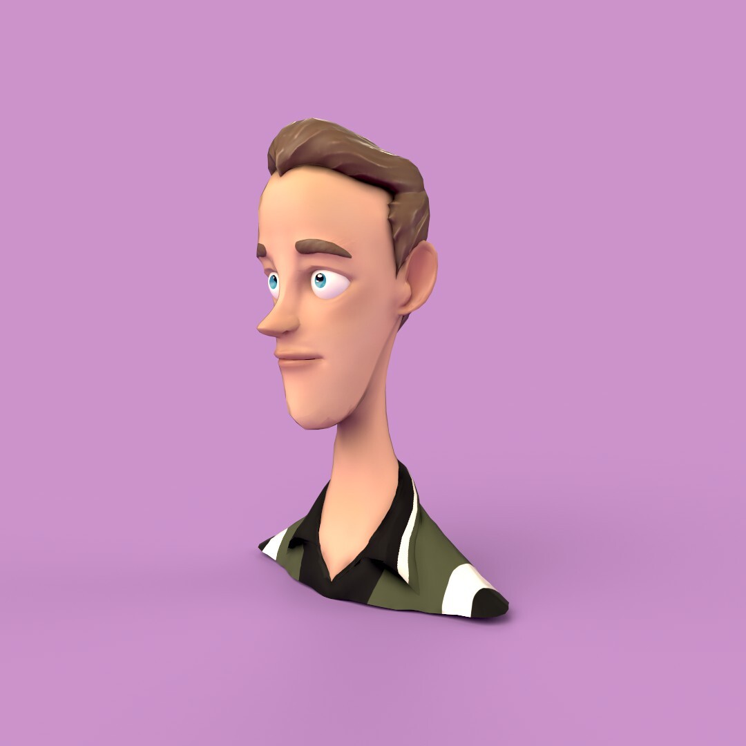 ArtStation - Chandler Cartoon