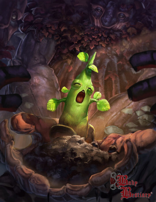 ArtStation - Baby Bestiary-Treant Saplings