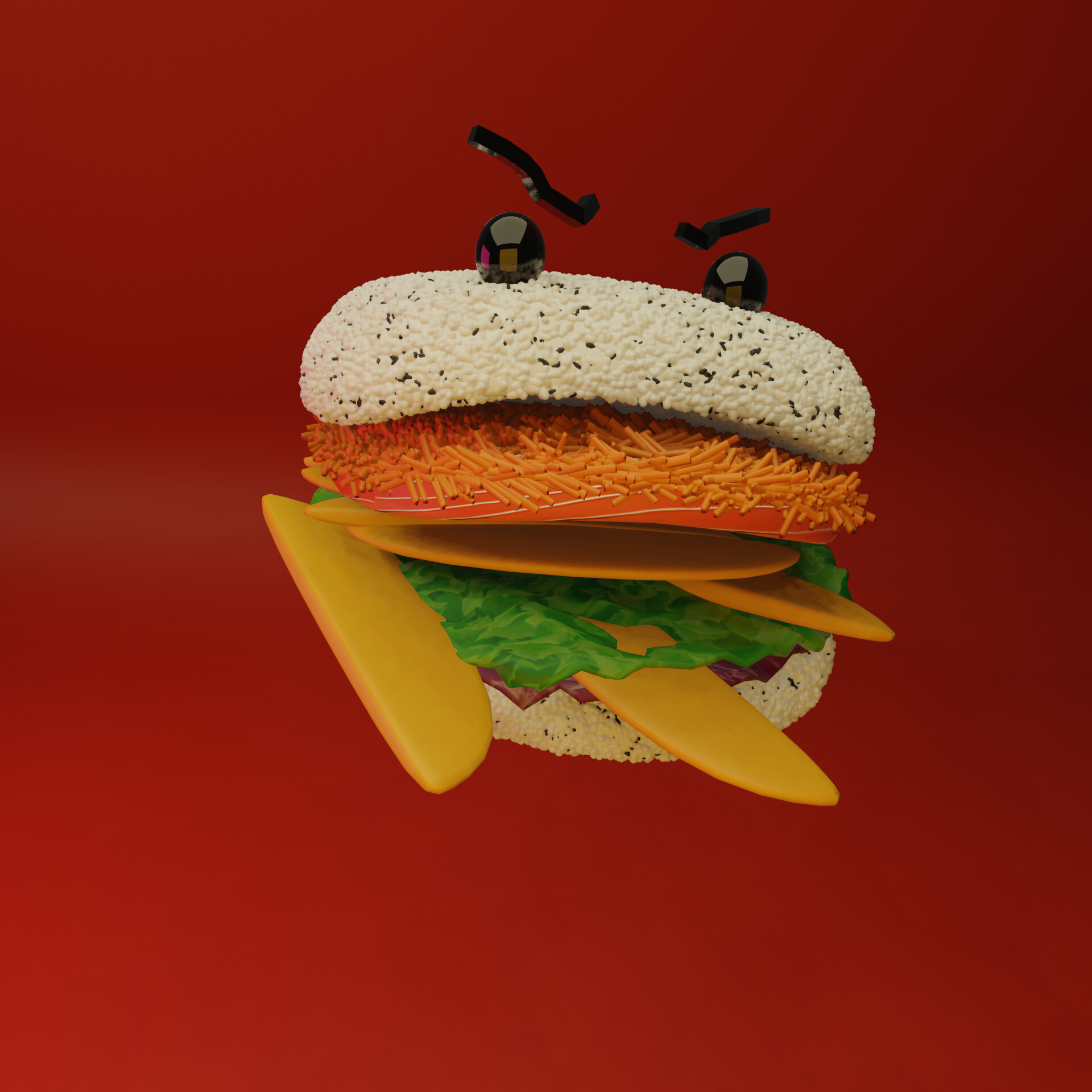 ArtStation - Sushi Burger