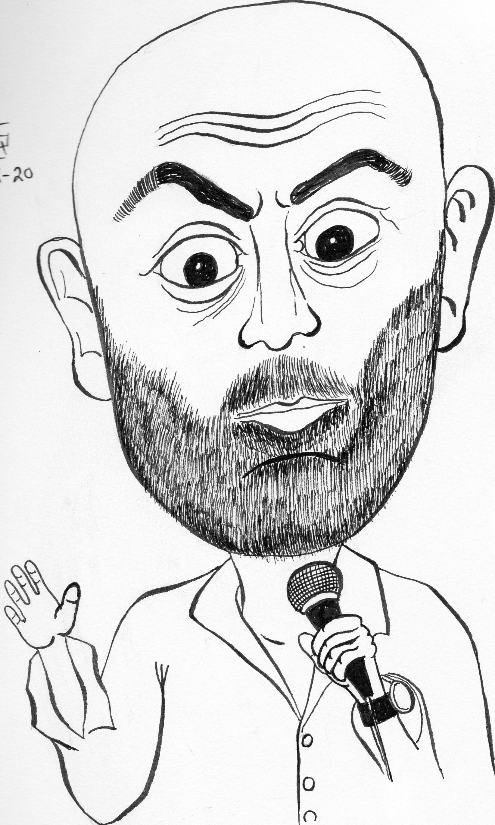 ArtStation - Joe Rogan caricature