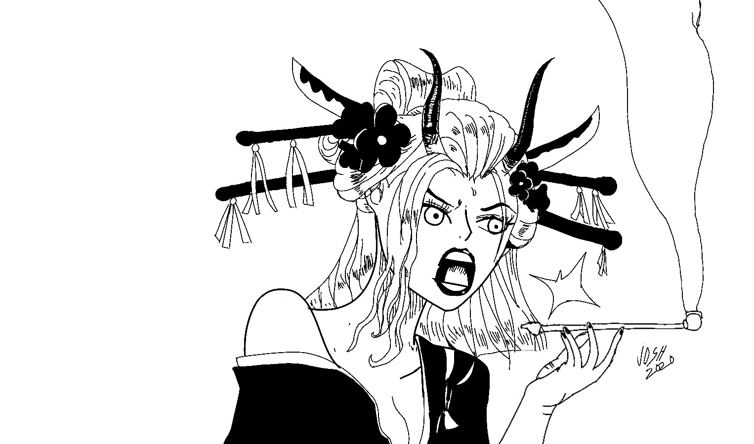 ArtStation - One Piece Black Maria Fan Art