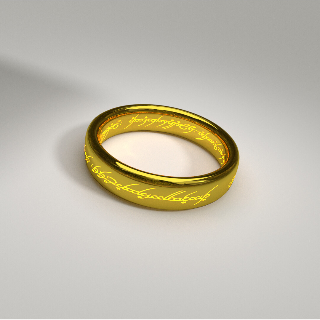 ArtStation - One Ring - Lord of the Rings