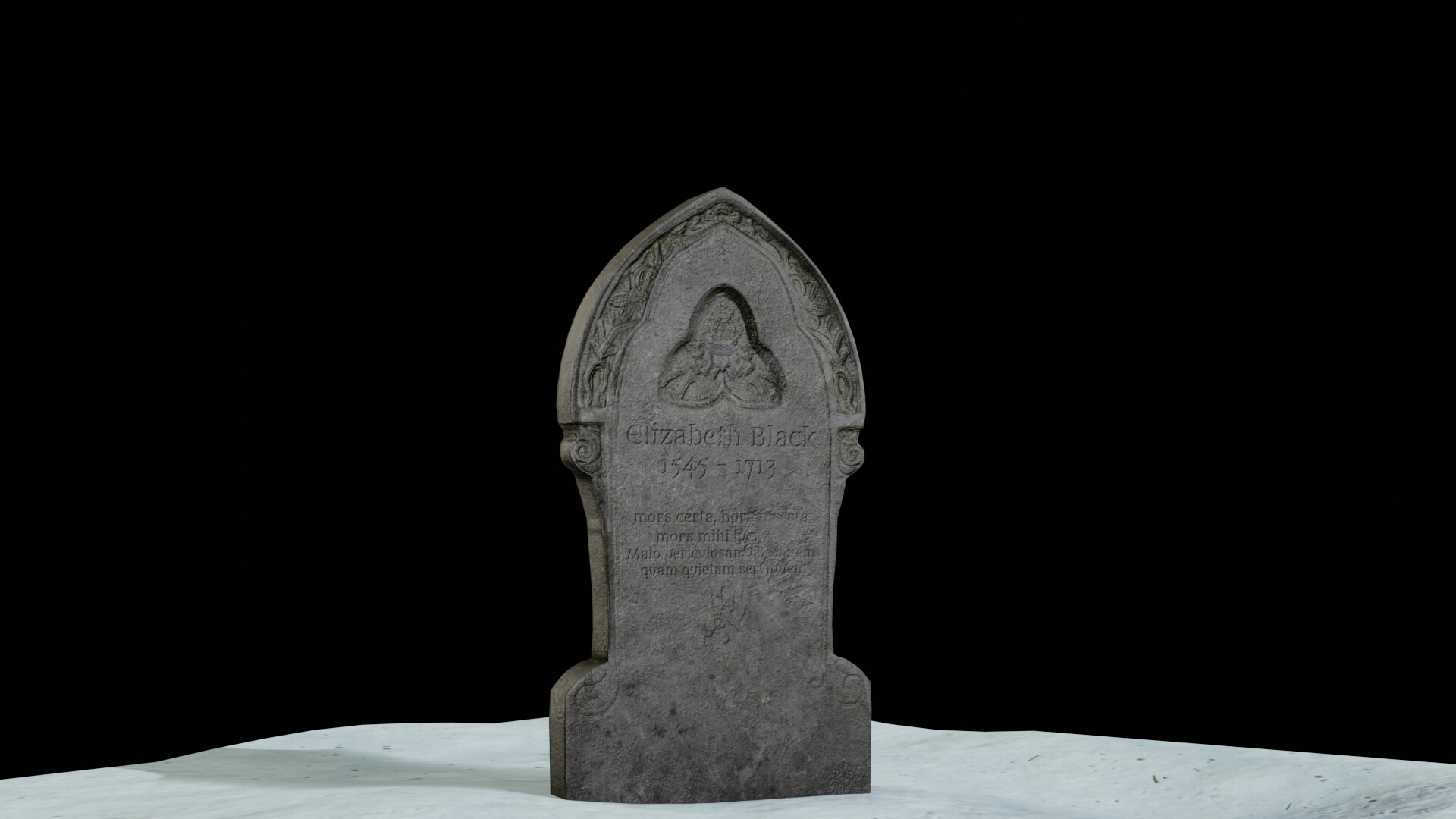 ArtStation - Gothic Tombstone, Radu Nicoleta