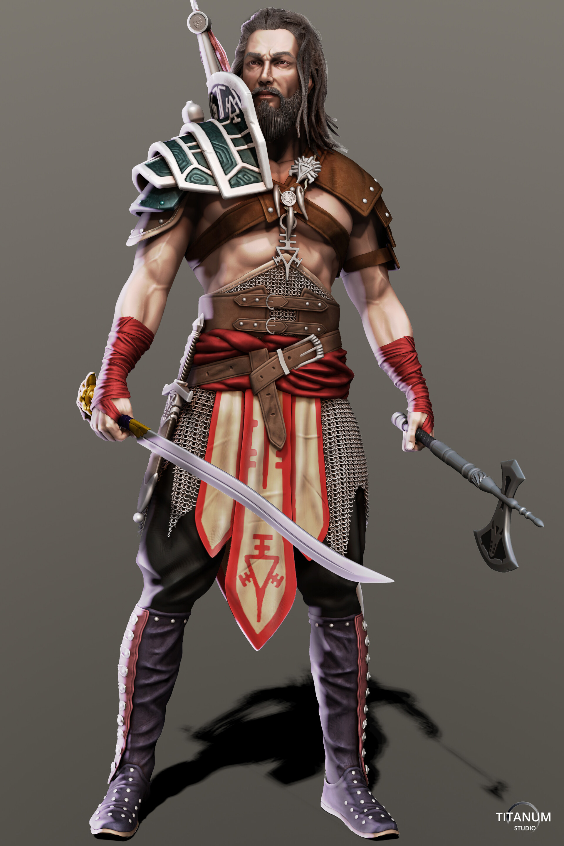 ArtStation - Muscle Warior