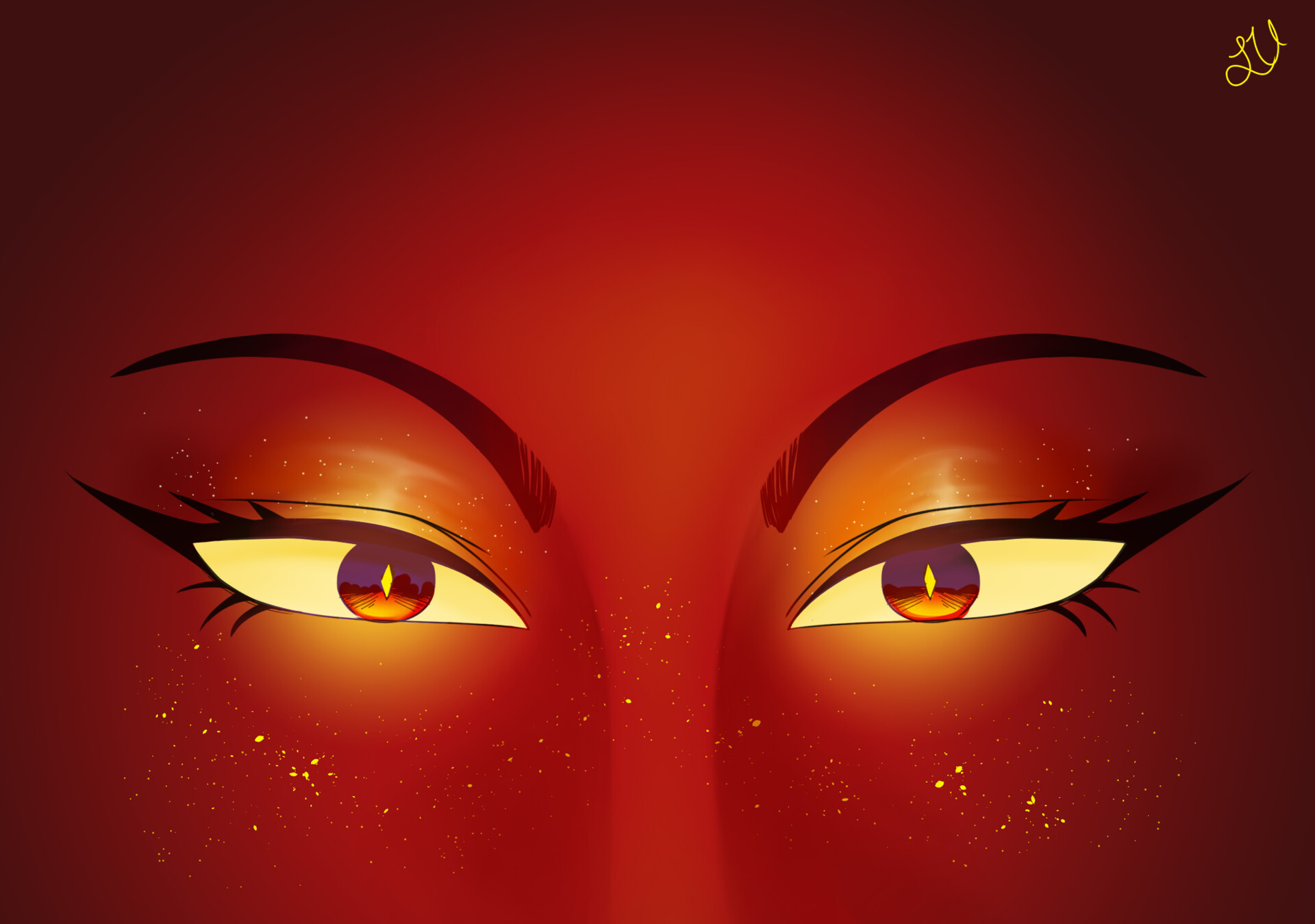 ArtStation - Red Eyes