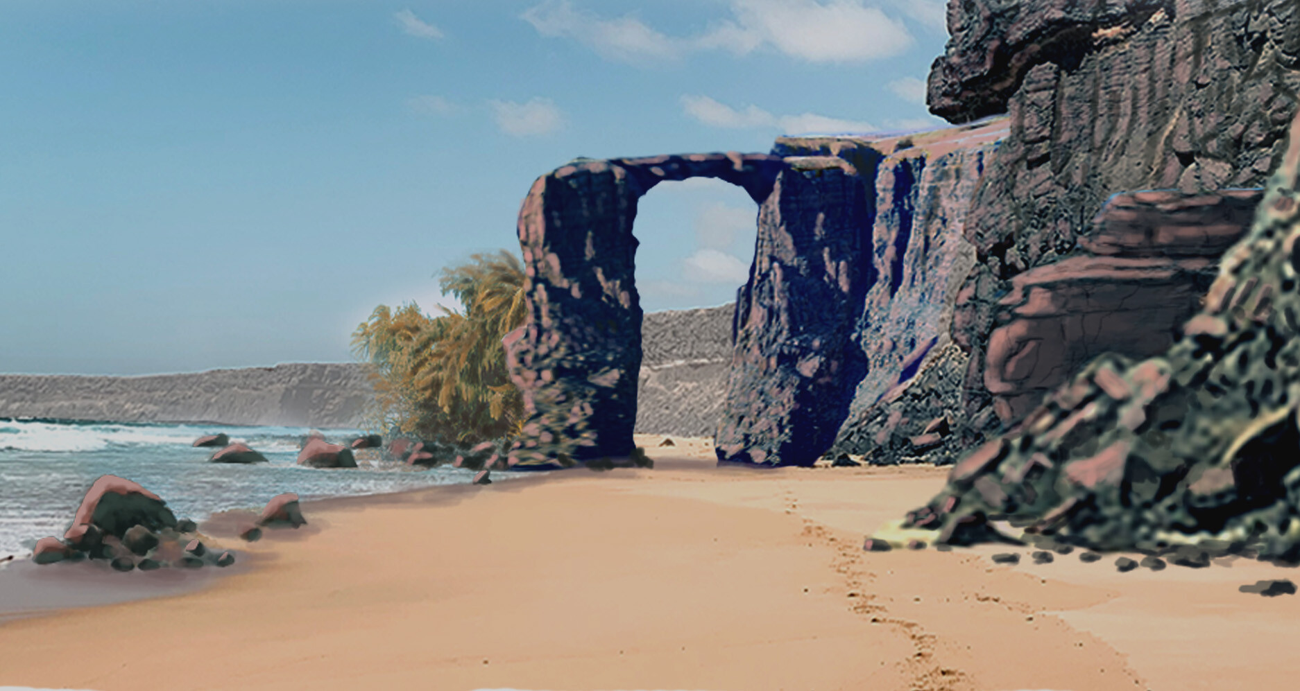 ArtStation - Beach Environment