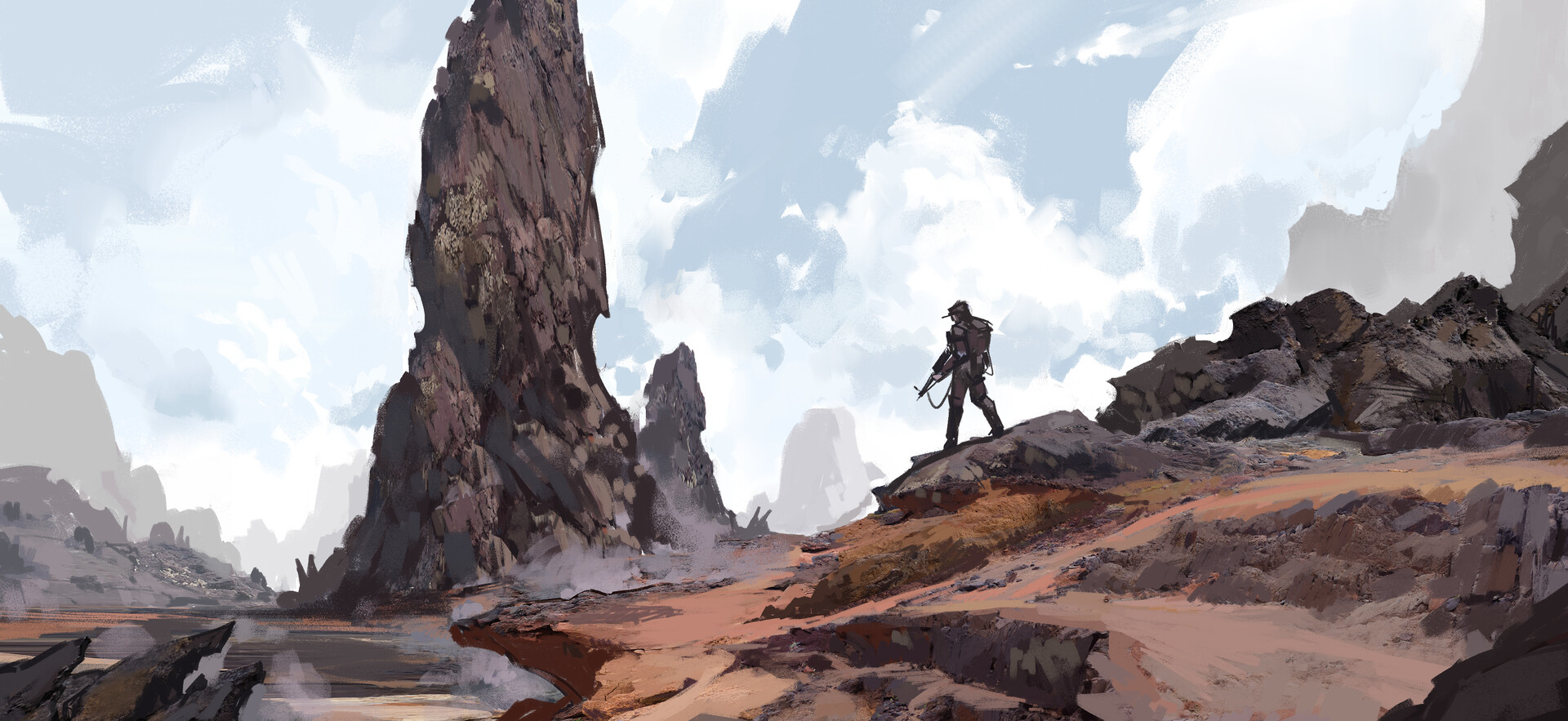 ArtStation - Desolate Landscape