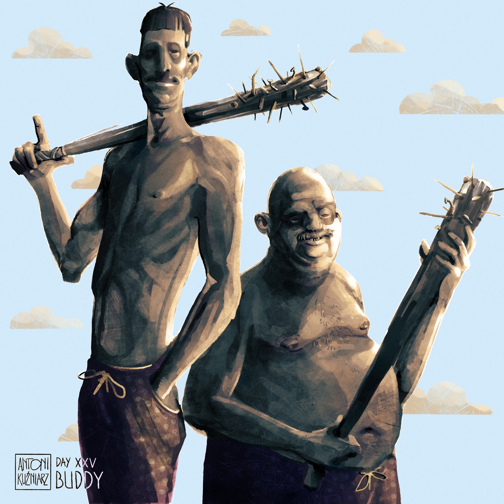 ArtStation - "Buddy" Day 25, Inktober 2020