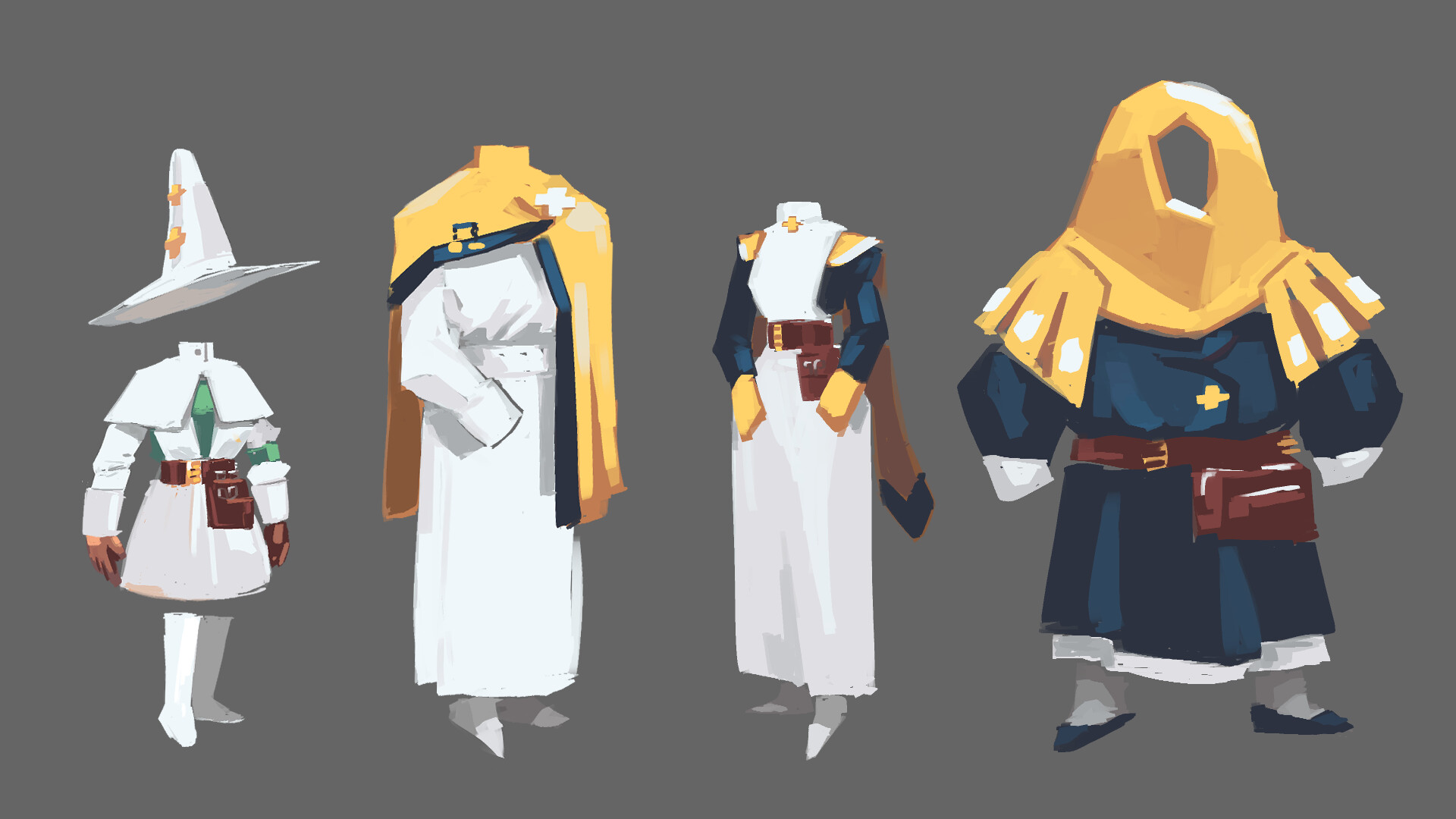 ArtStation - Cleric Academy Initial Concepts