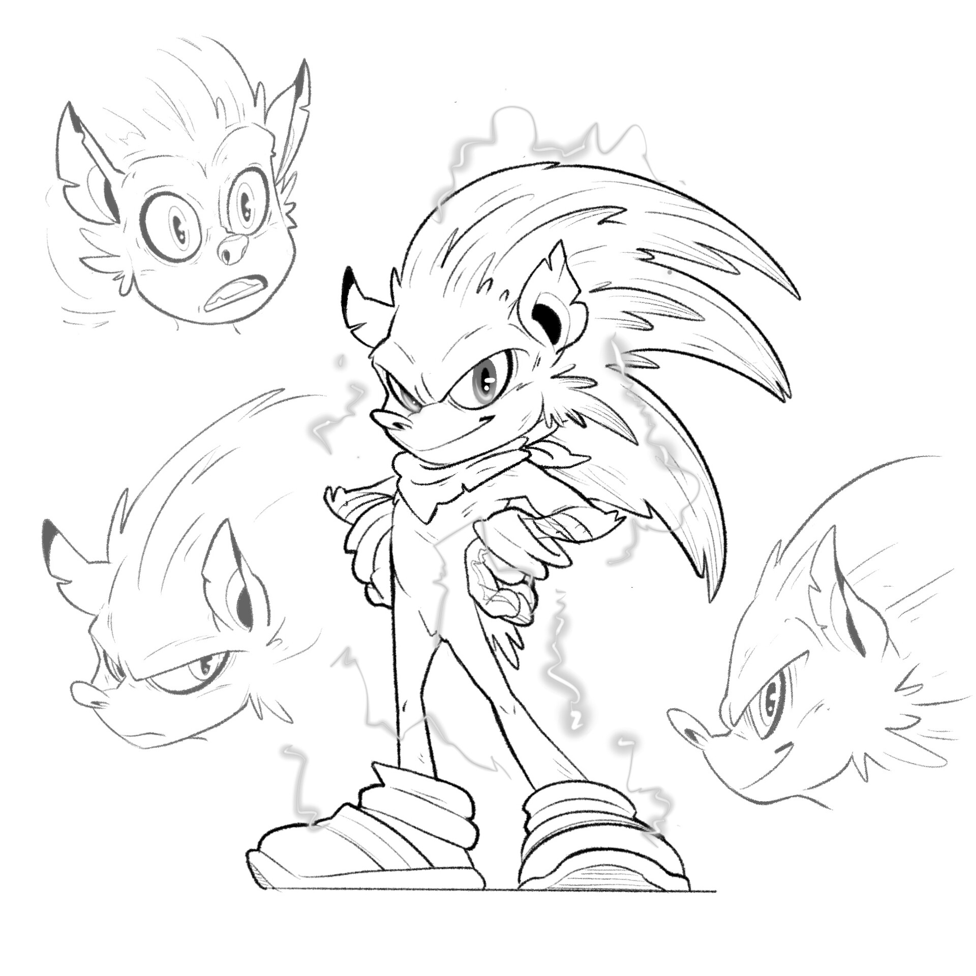 mephiles the dark coloring pages