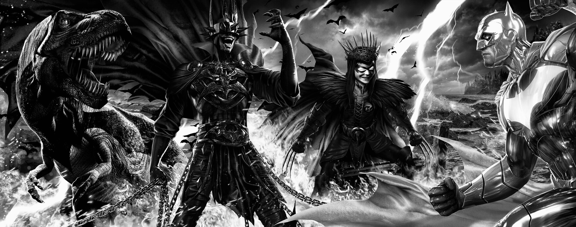 ArtStation - BATMAN BLACK & WHITE