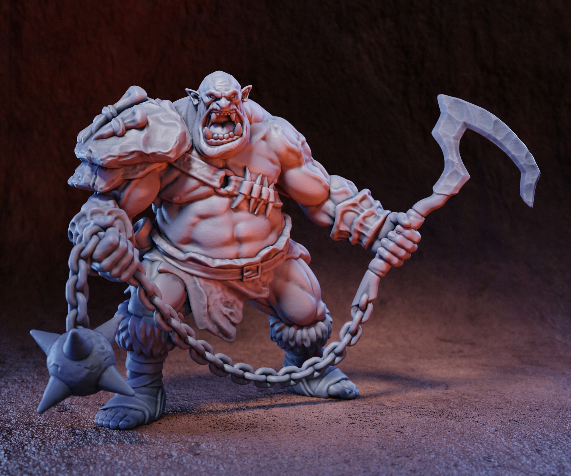 ArtStation - Pit Fighter! Blood On The Sands - Ogre