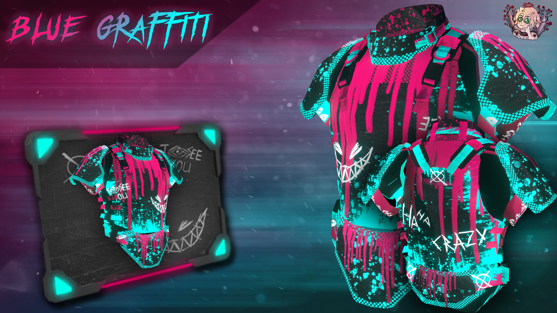 ArtStation - Heavy Armor Dark Graffiti