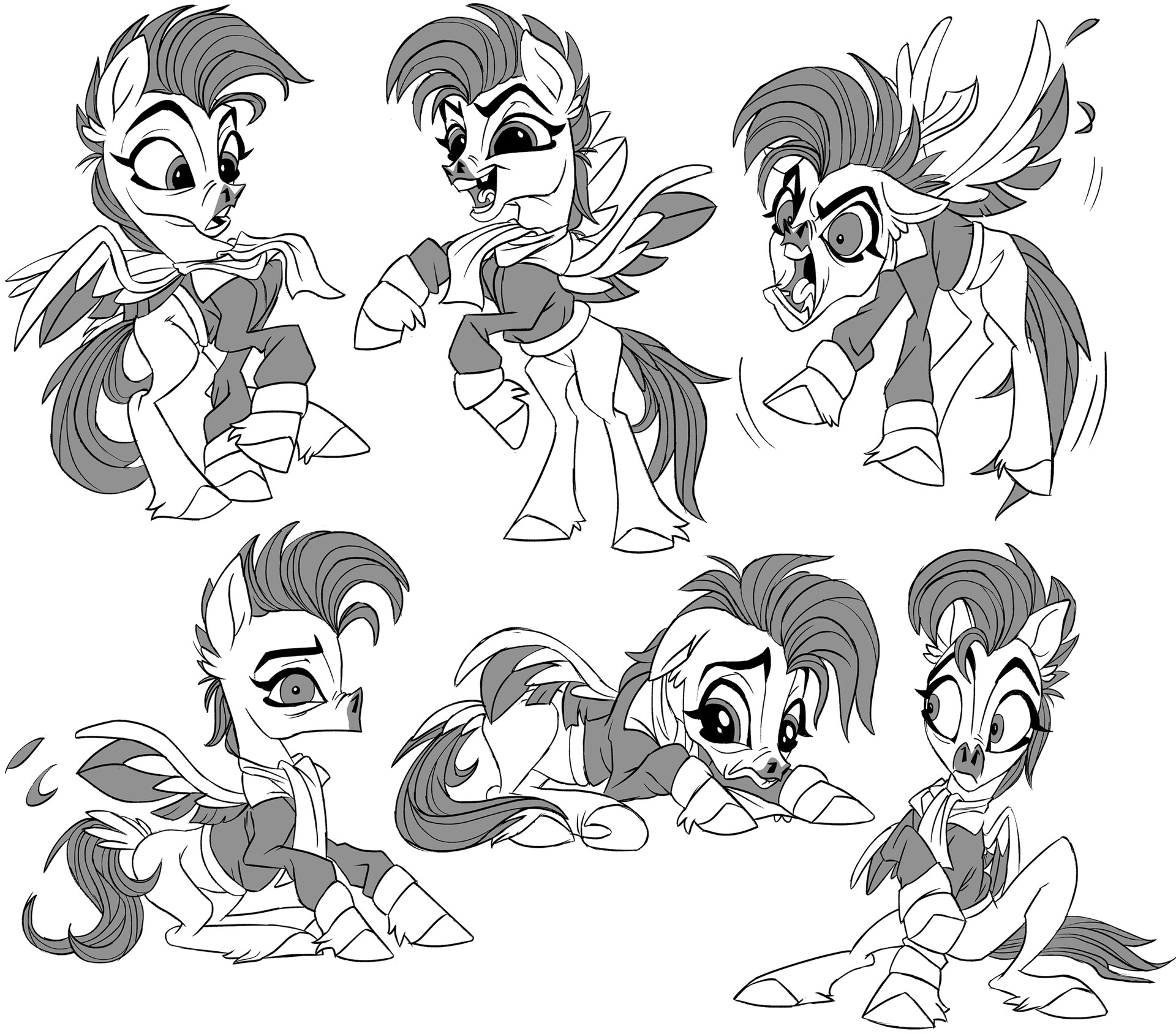how to draw mlp characters
