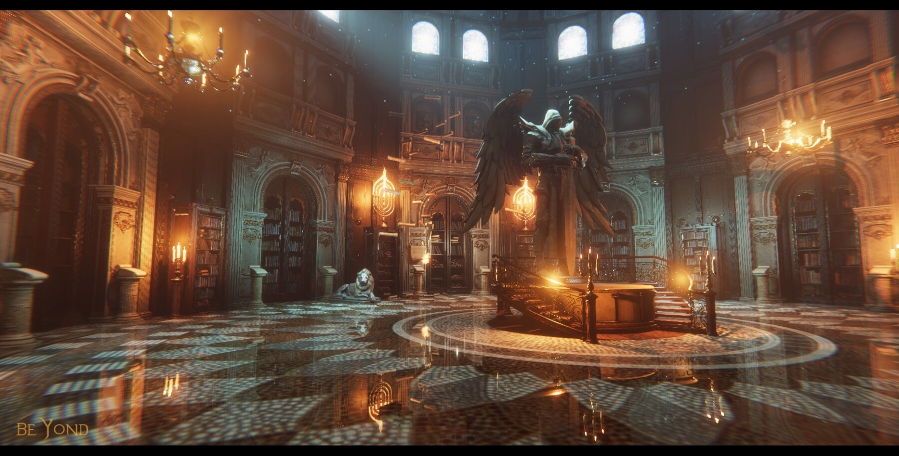 ArtStation - Mystic library