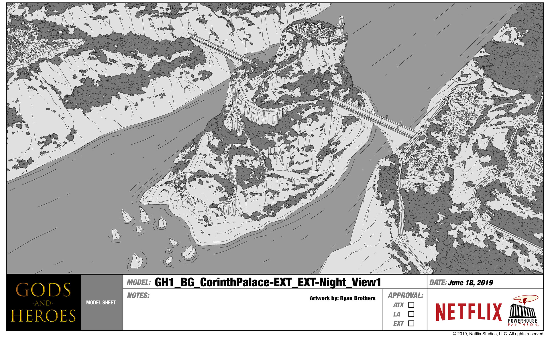 Cullen Cole Portfolio - Blood of Zeus: Corinth Palace