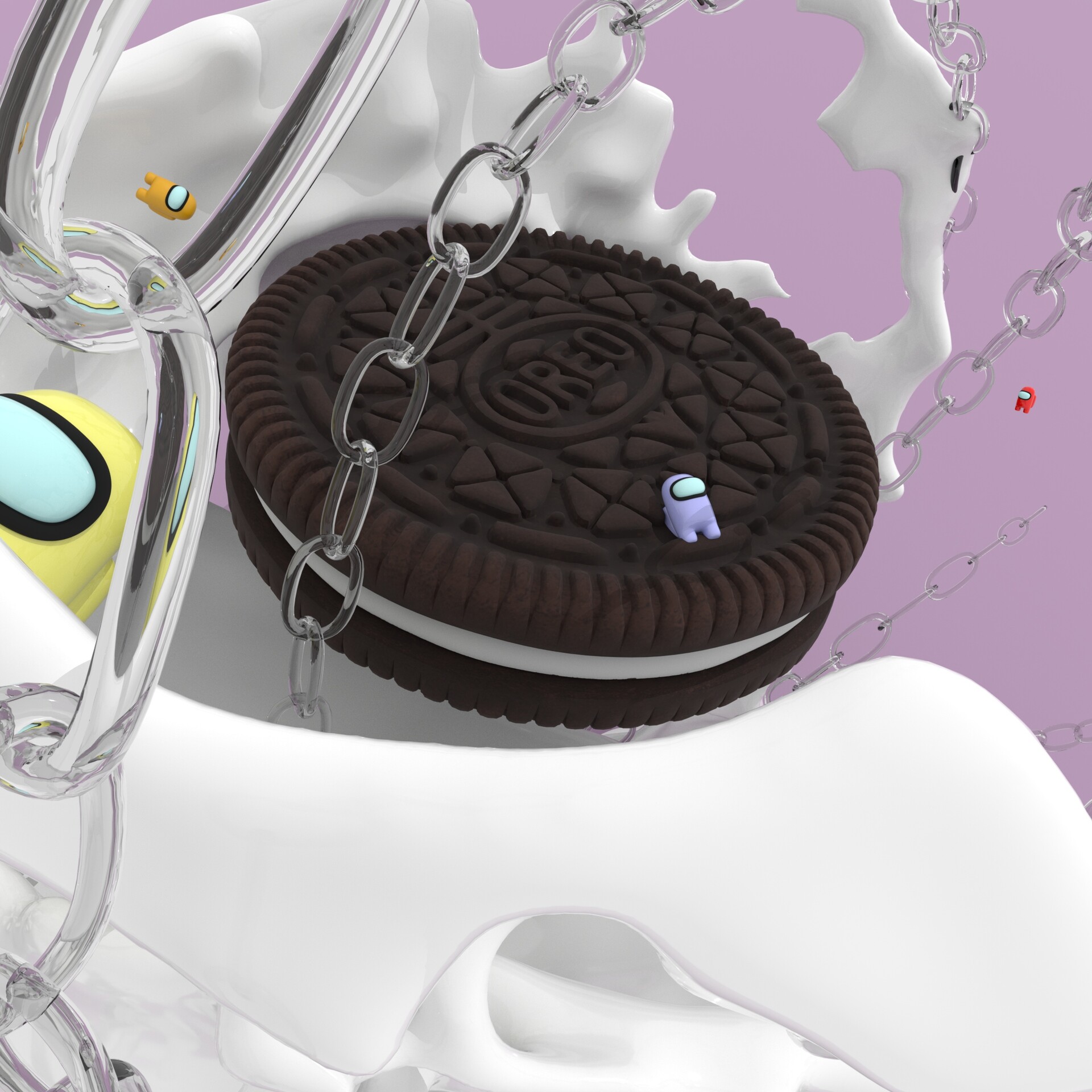 ArtStation - Oreo x Among us