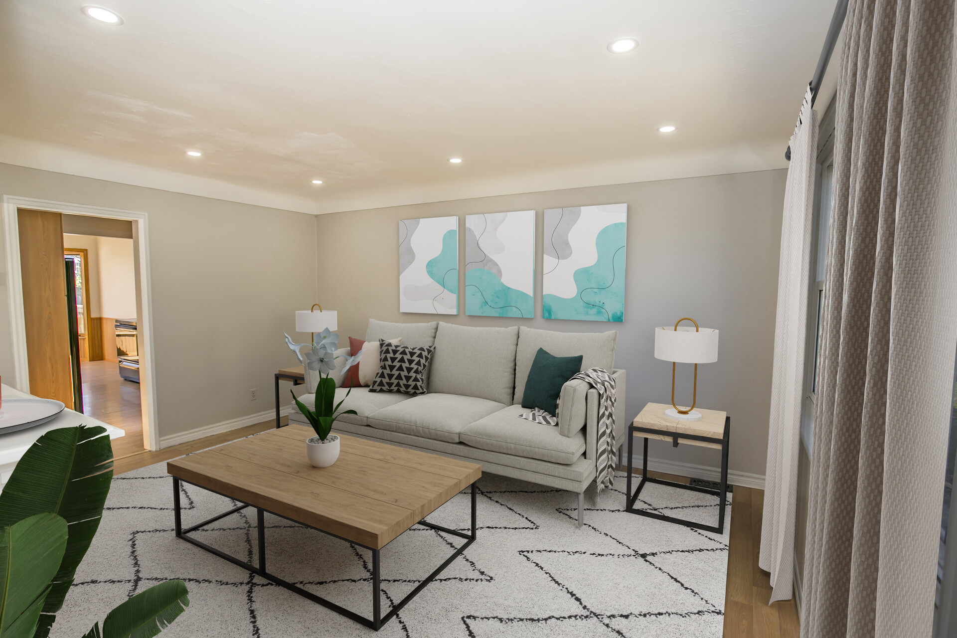 ArtStation - Living Room Virtual Stage